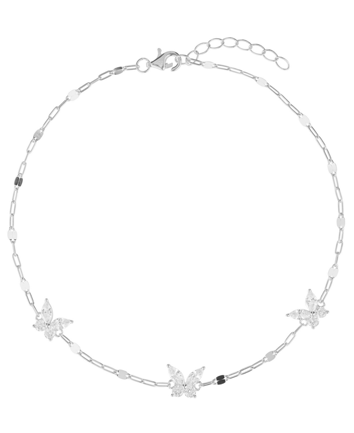 Click here for Macys Cubic Zirconia Butterfly Anklet (1.20 ct. t.... prices