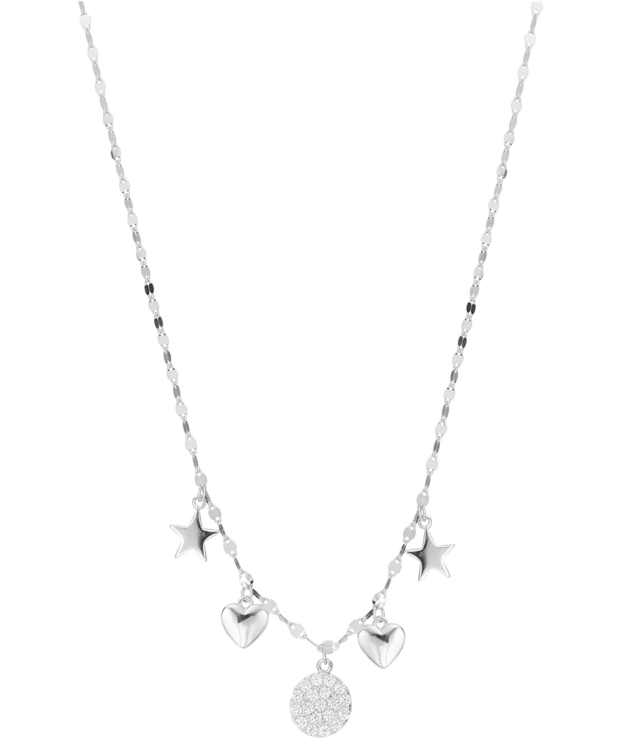 Click here for Macys Cubic Zirconia Heart Star Pendant Necklace (... prices