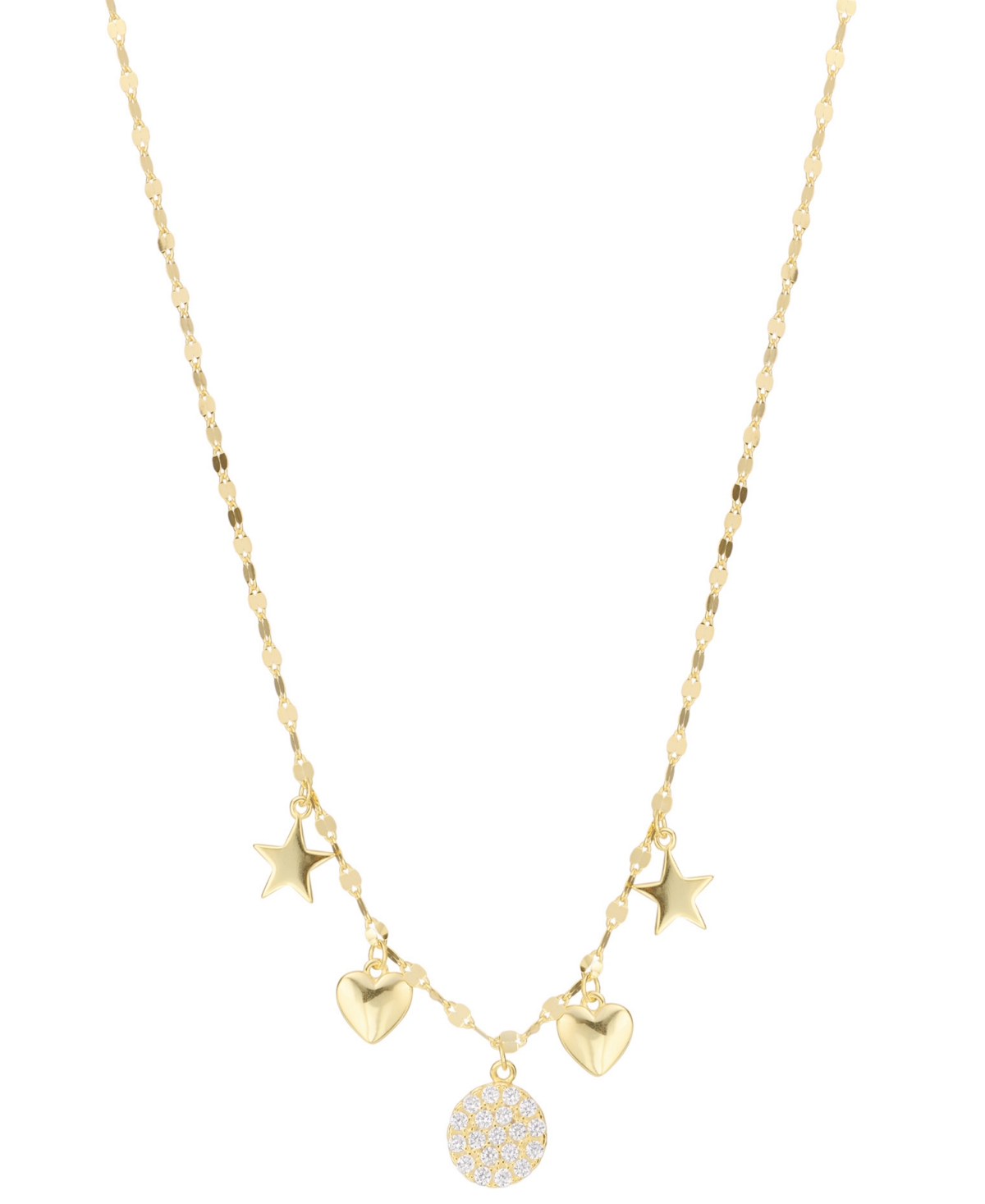 Click here for Macys Cubic Zirconia Heart Star Pendant Necklace (... prices