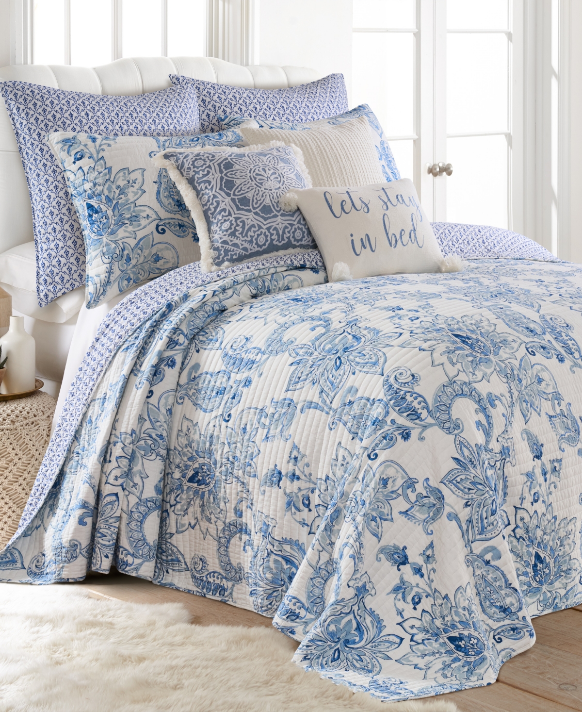 Click here for Levtex Home Bennett Reversible 2-Pc. Bedspread Set... prices