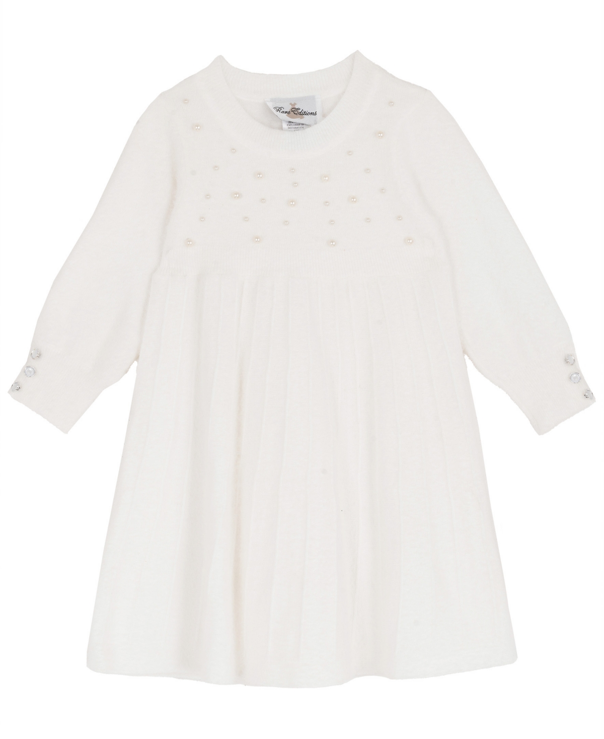 Click here for Rare Editions Girls 2T-6X Long-Sleeve Sweater Dres... prices