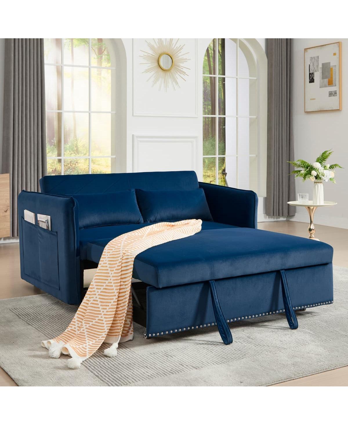 Click here for Maison Boucle 55 Velvet Sleeper Sofa Bed  Small Pu... prices