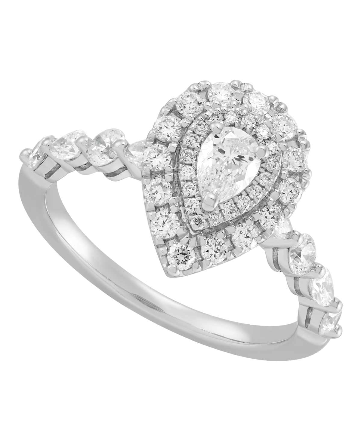 Click here for Macys Diamond Engagement Ring (1-1/5 ct. t.w.) in... prices