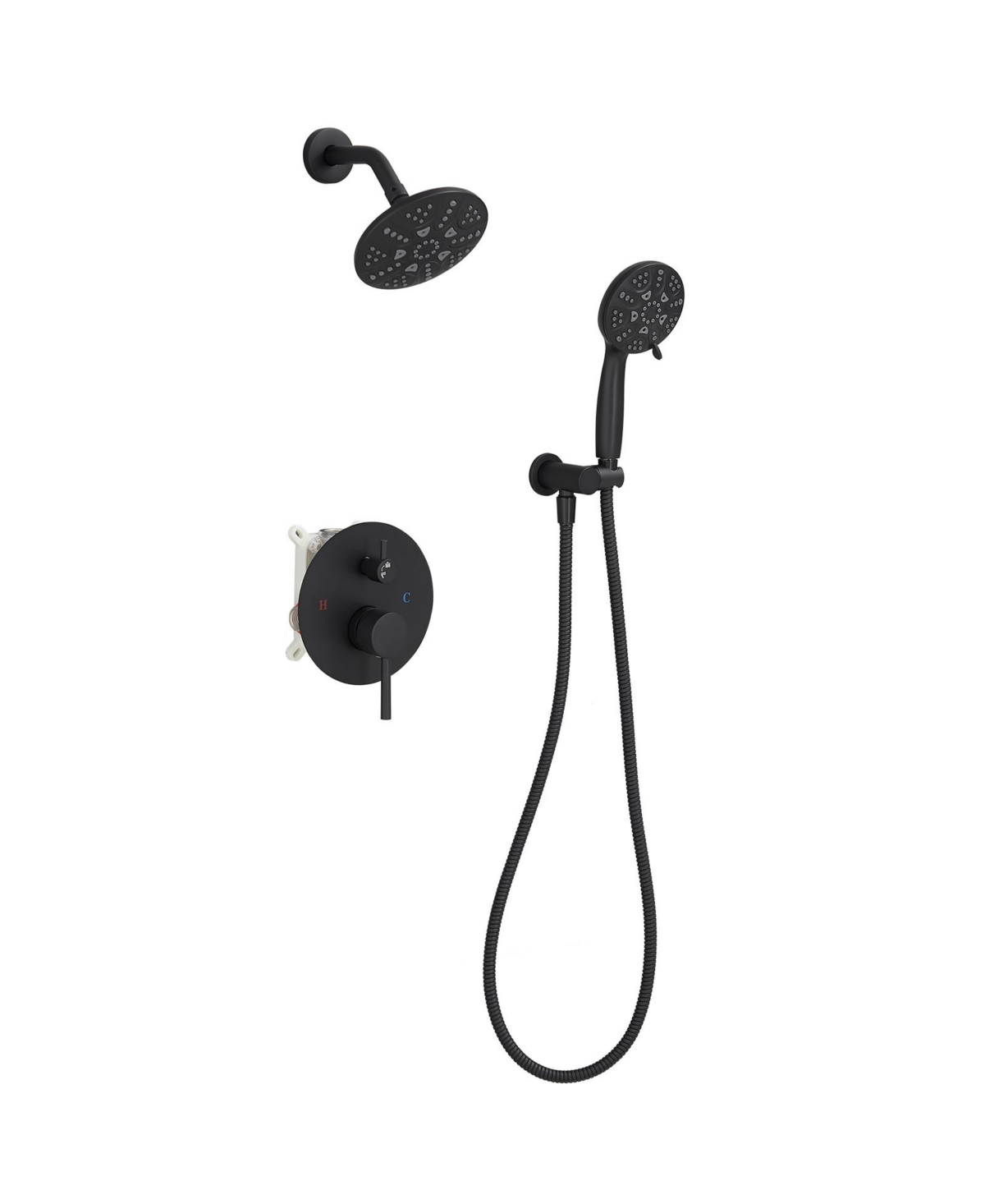 Click here for Greenspring Single-Handle 1-Spray Round Rain Showe... prices