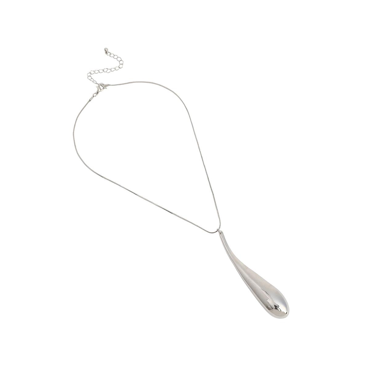 Click here for Sohi Womens The Drip Pendant Necklace - Silver prices