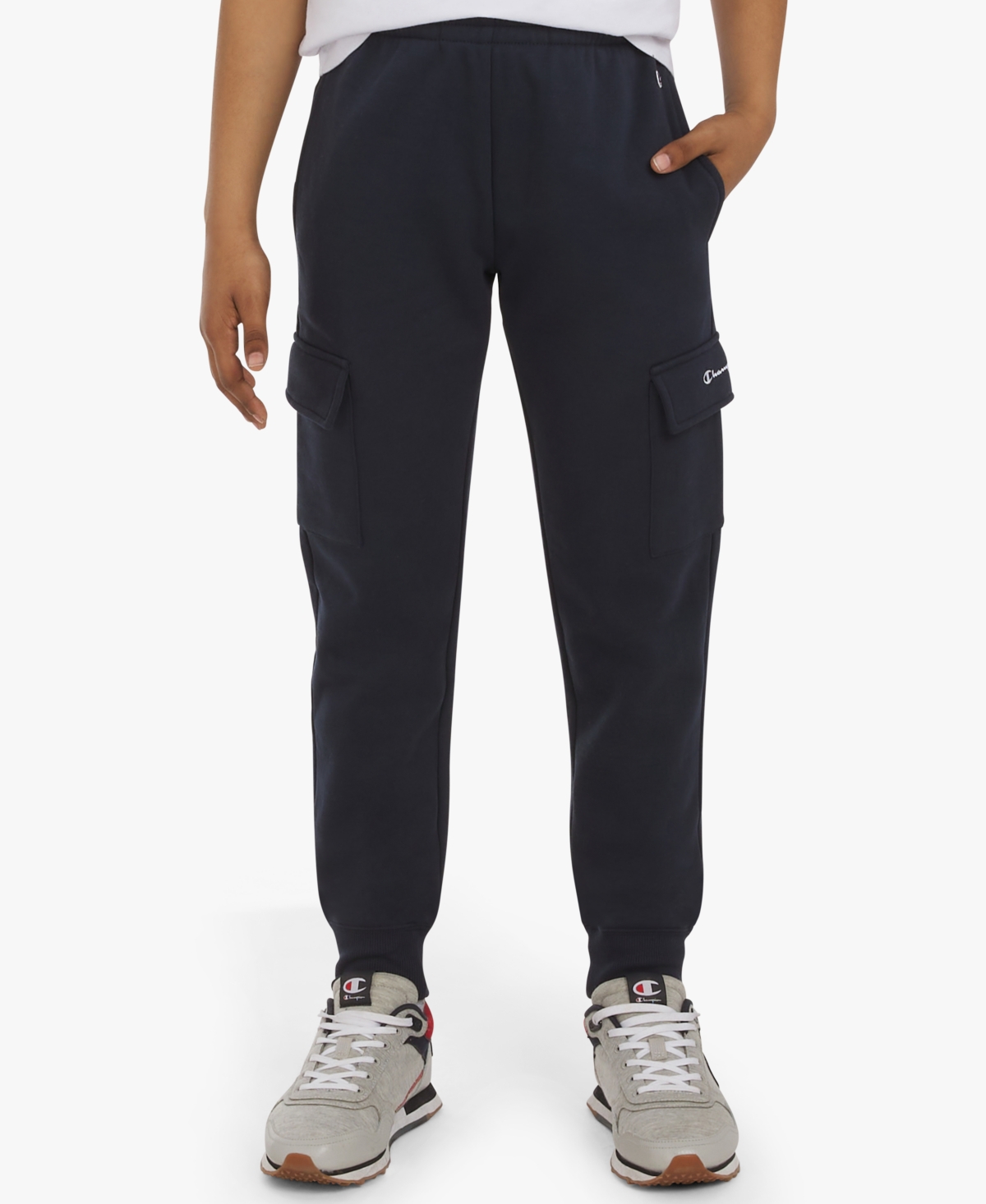 Click here for Champion Big Boys Fleece Cargo Jogger Pants - Dark... prices