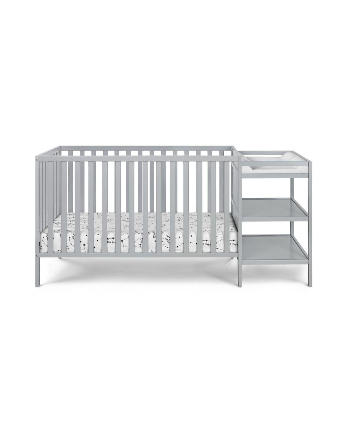 Click here for ForestnSky 3-in-1 Gray Convertible Crib and Change... prices