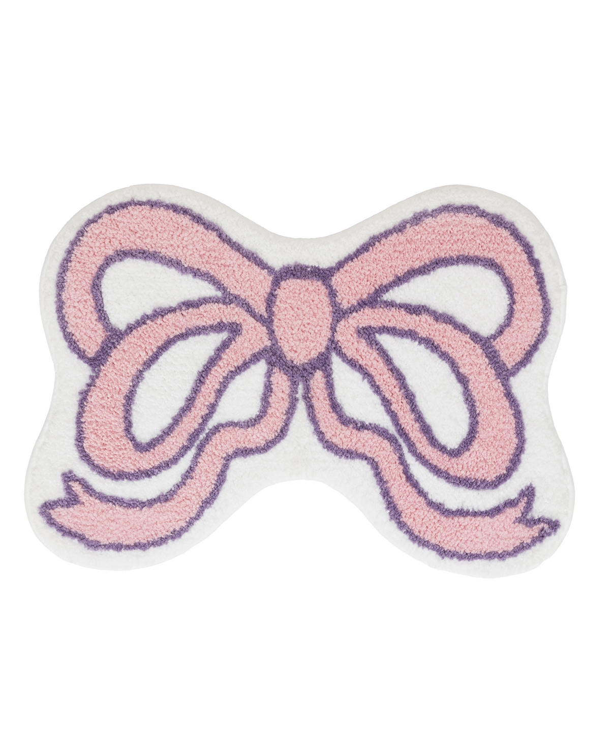 Click here for Vcny Home Bow Shaped Tufted Bath Rug  18 x 27 - Pi... prices