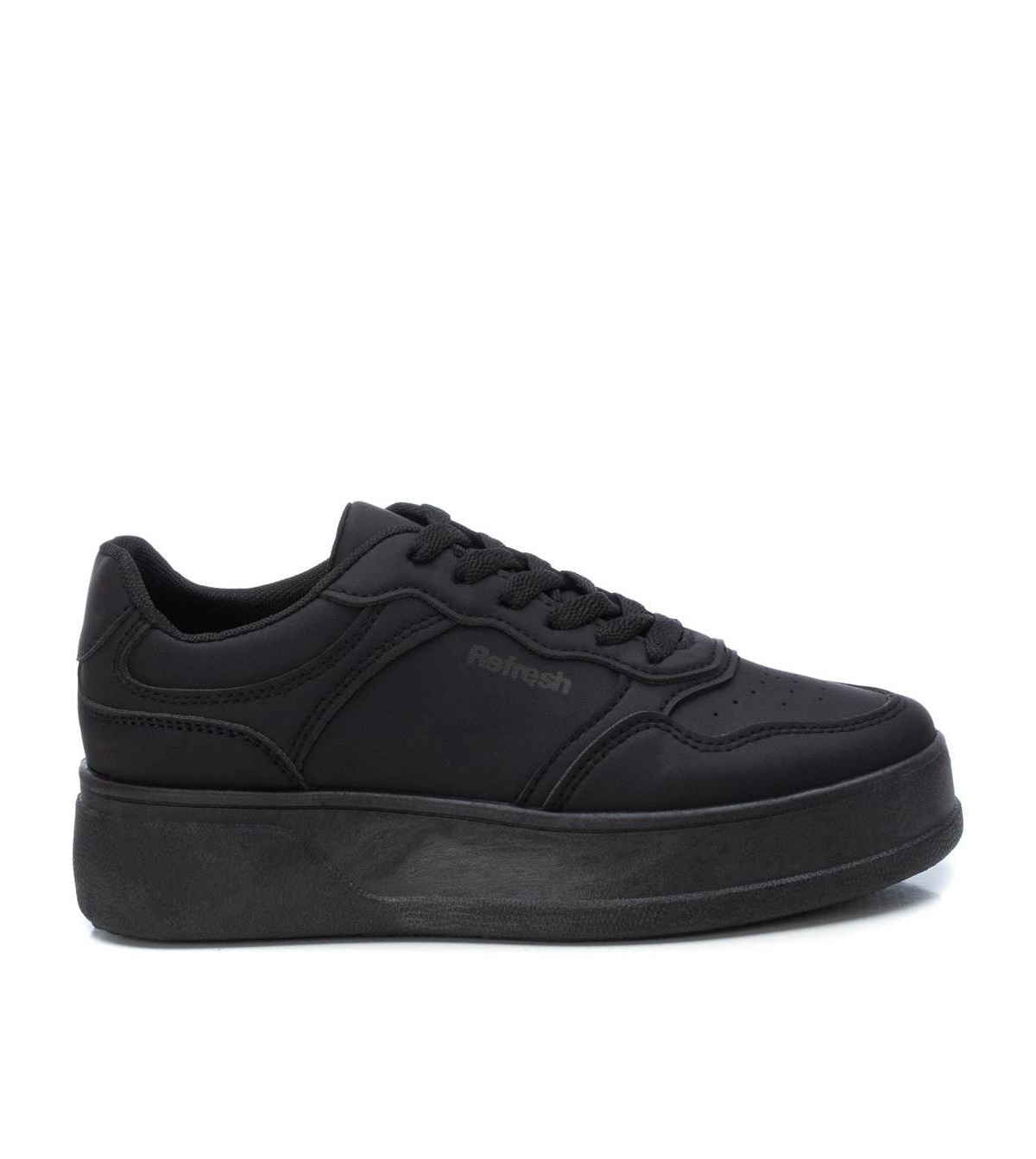 Click here for Womens Lace-Up Sneakers By Xti - Black prices