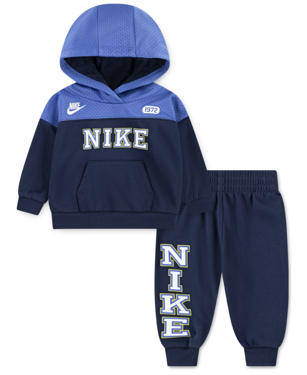 Click here for Nike Baby Boys 2-Piece Color Block Hoodie and Jogg... prices