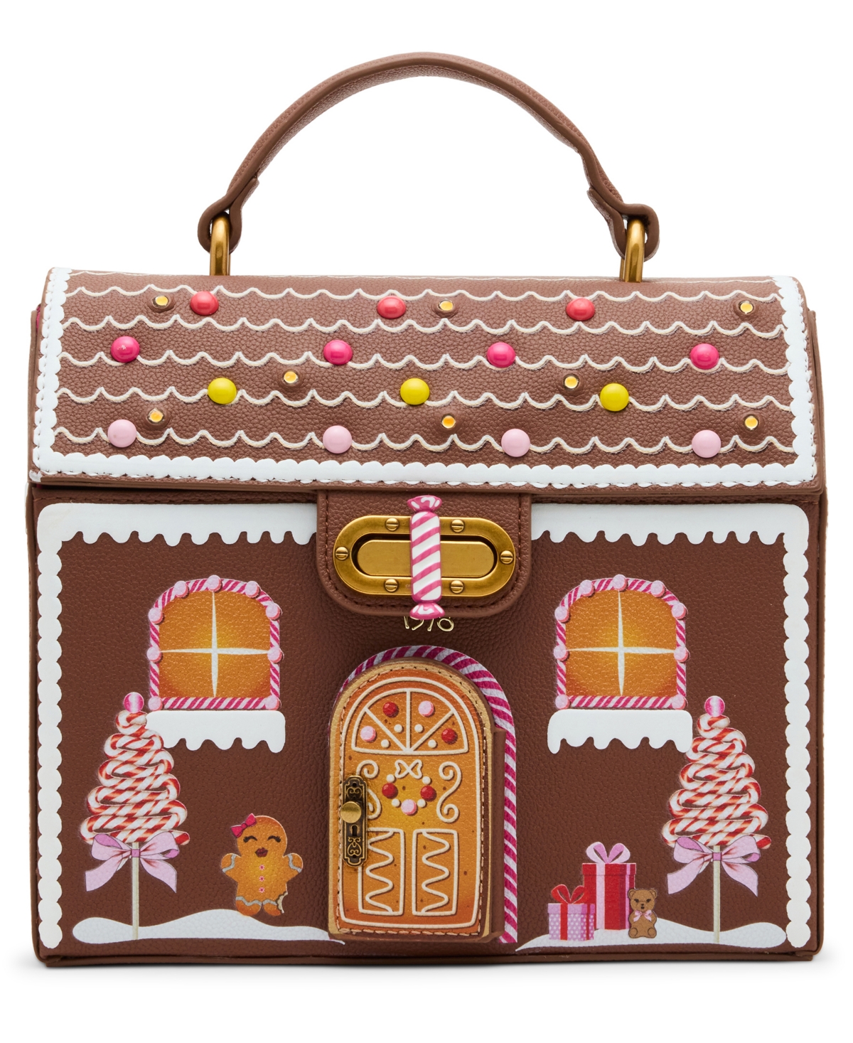 Click here for Betsey Johnson Baking Spirits Bright Satchel - Bro... prices