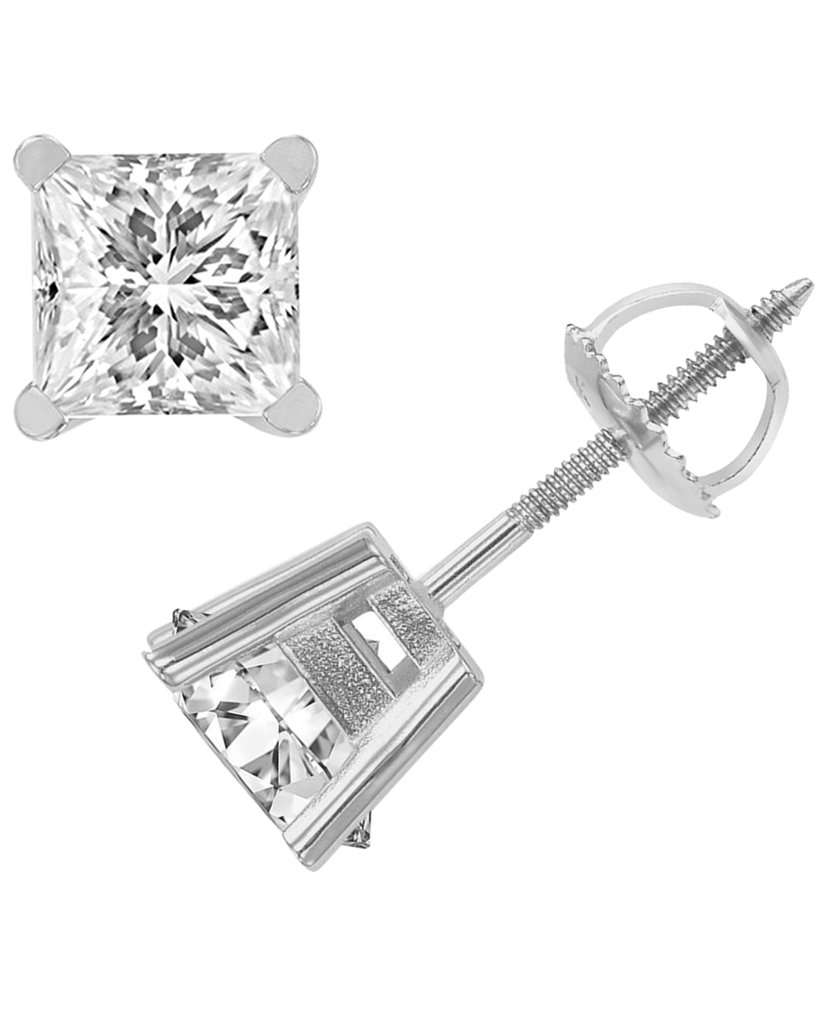 Click here for Macys Diamond Stud Earrings (1-1/2 ct. t.w.) in 14... prices