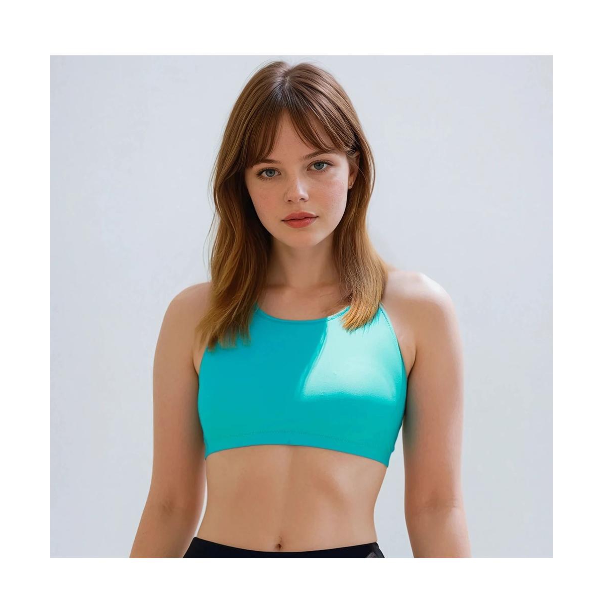 Click here for Calypsa Plus Size Racerback Swim Bra - Calypsa tea... prices