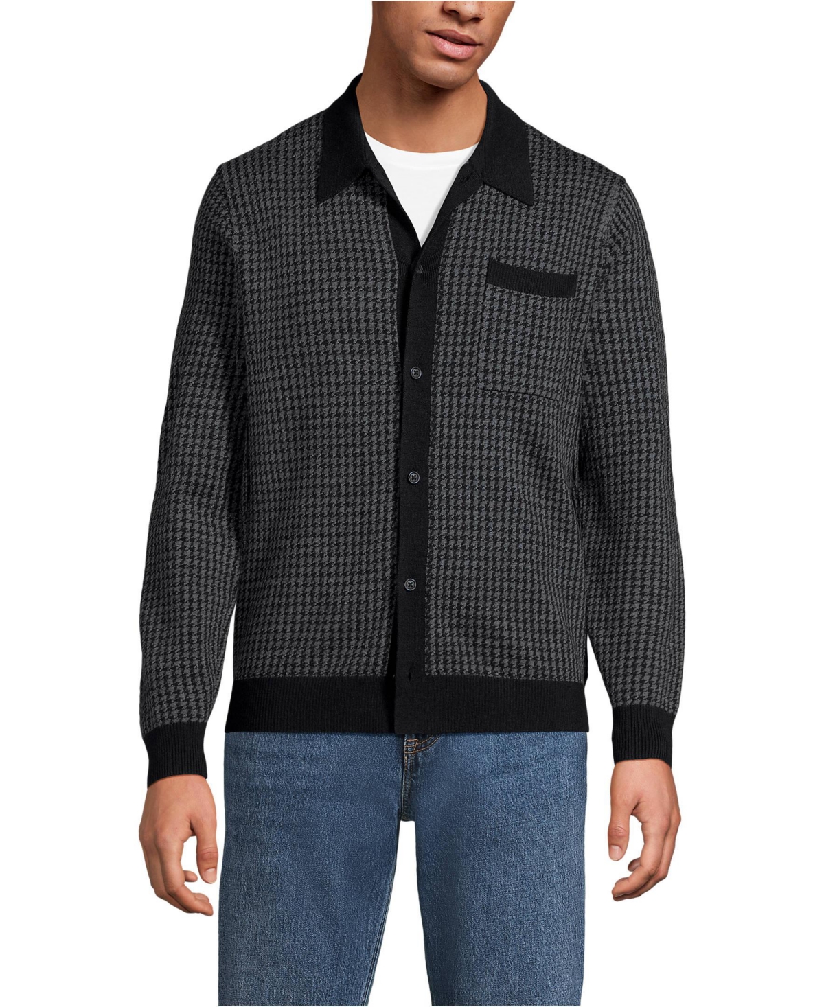 Click here for Lands End Mens Long Sleeve Washable Merino Button... prices