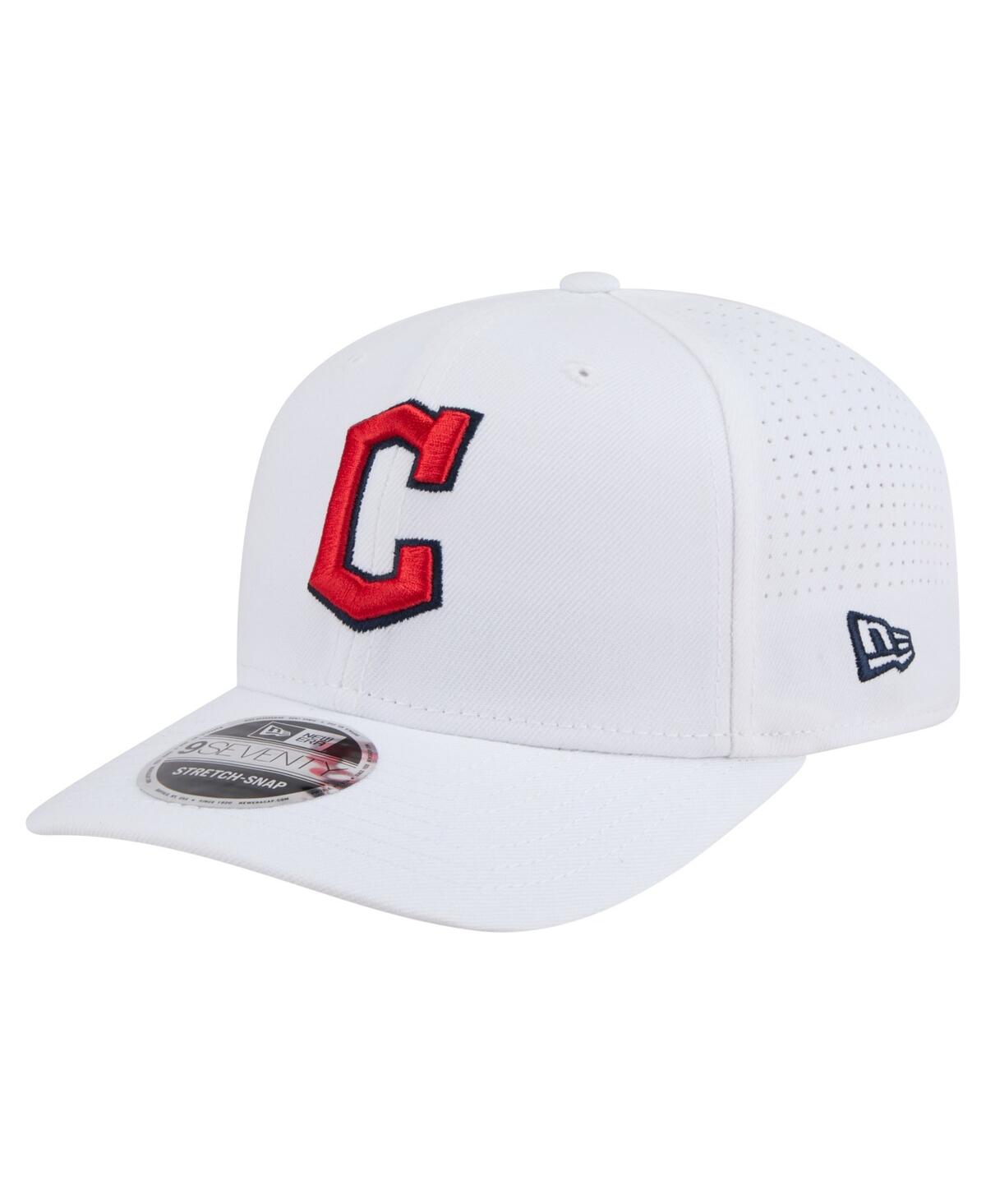 Click here for New Era Mens White Cleveland Guardians Coolera 9SE... prices