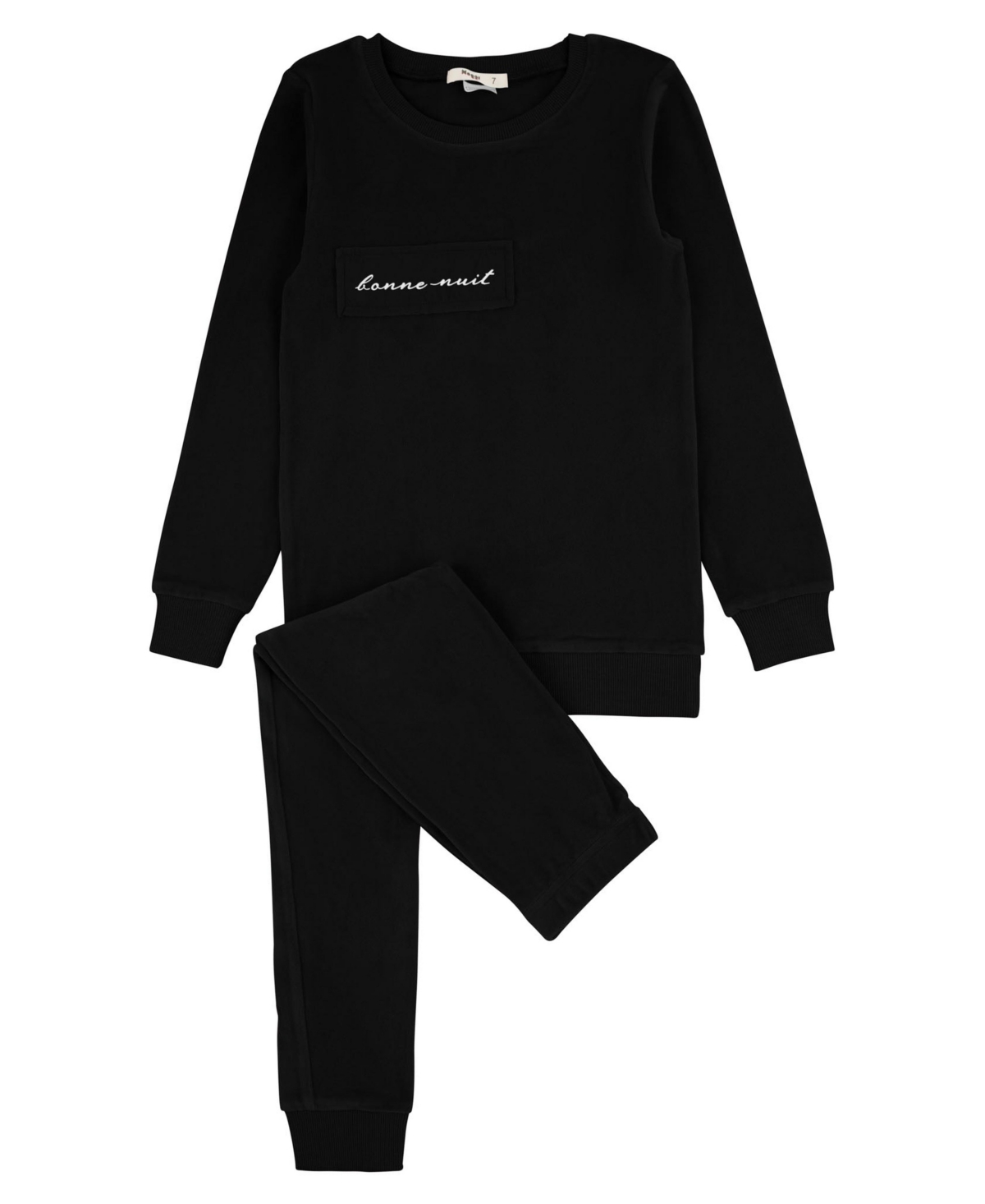 Click here for NoggiWear Baby Velour Patch Loungewear Set - Black prices