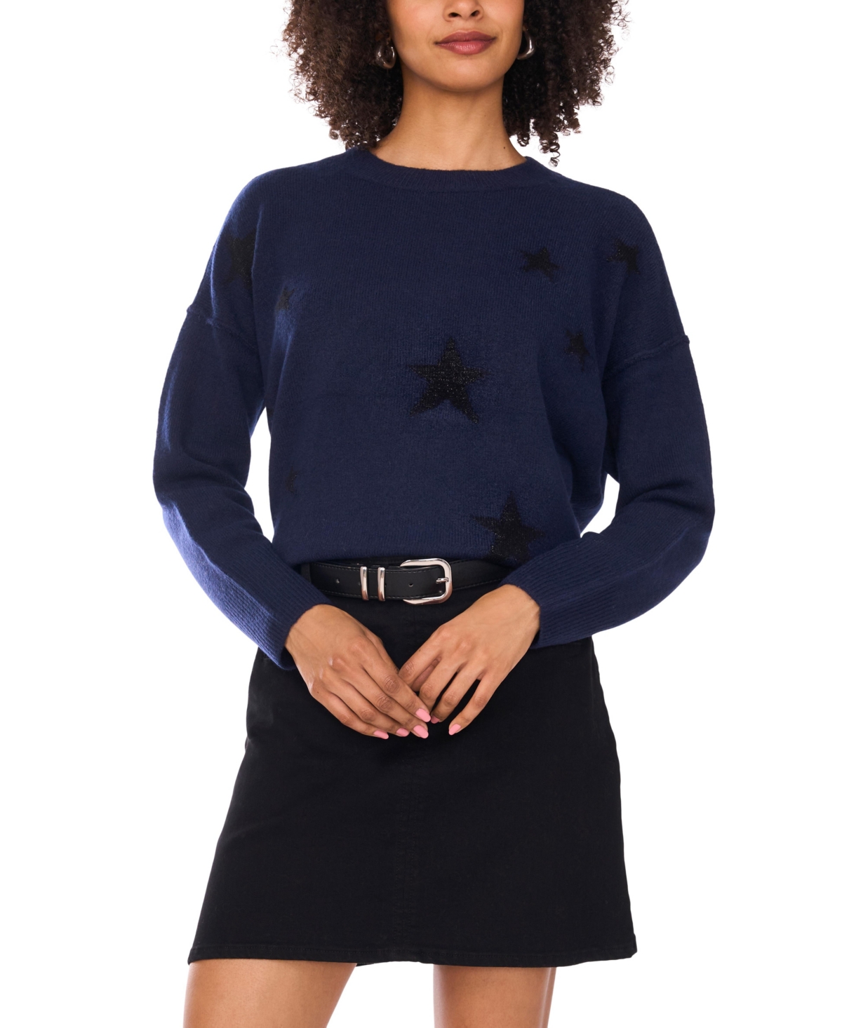 Click here for Vince Camuto Womens Crew Neck Long Sleeve Sweater... prices