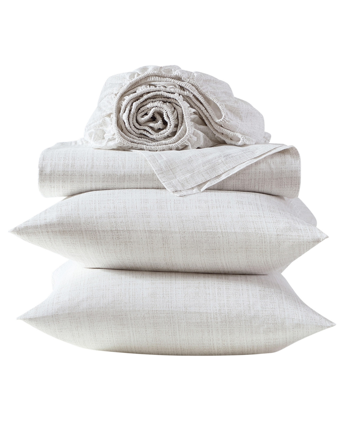 Click here for Vera Wang Printed Sateen T300 4-Pc. Sheet Set  Kin... prices