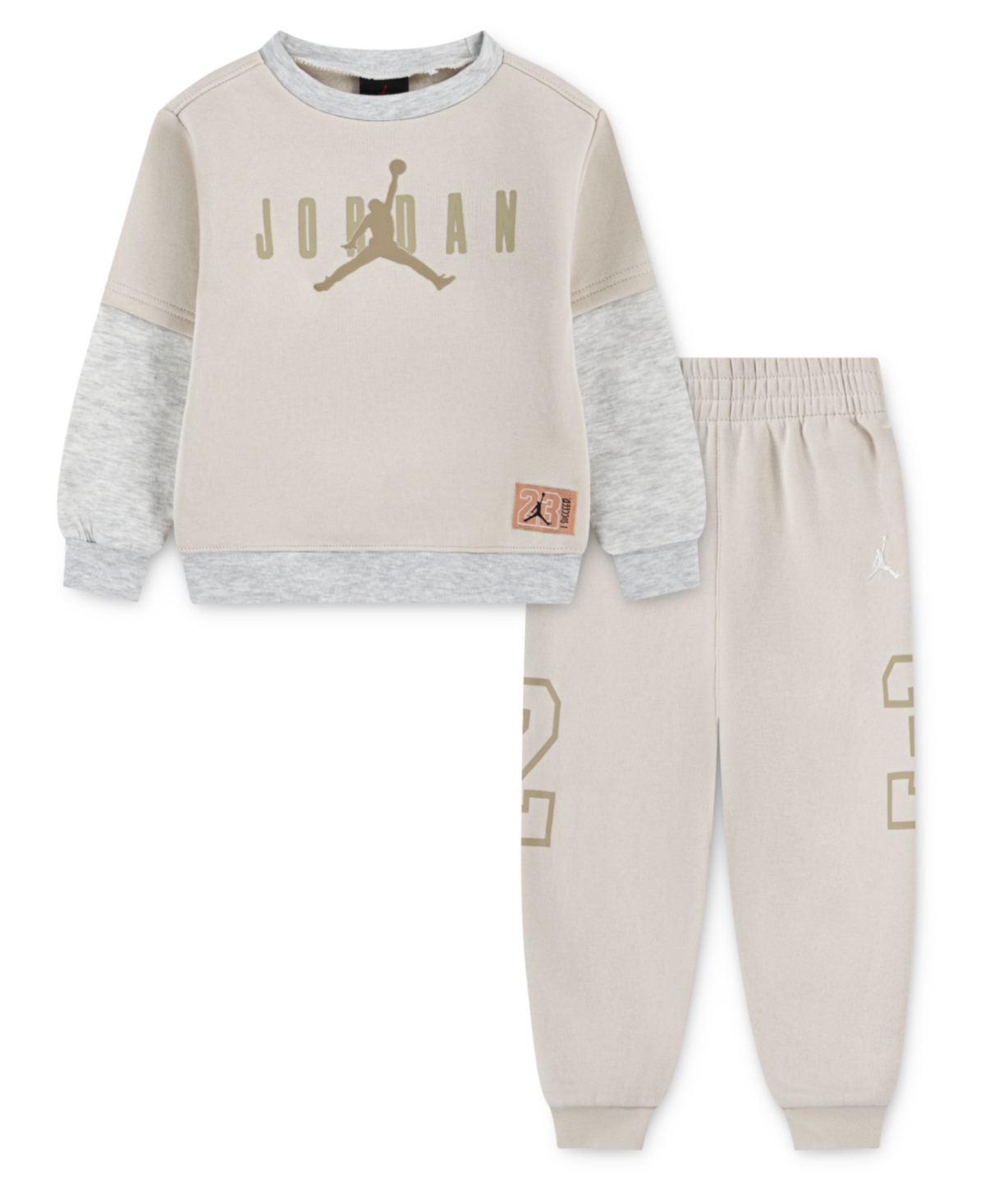Click here for Jordan Boys Toddle 2T-4T 2-Piece Long-Sleeve Sweat... prices