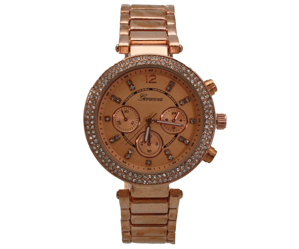 Click here for Rosegold 3-Dial Boyfriend Metal Watch - Rose gold prices