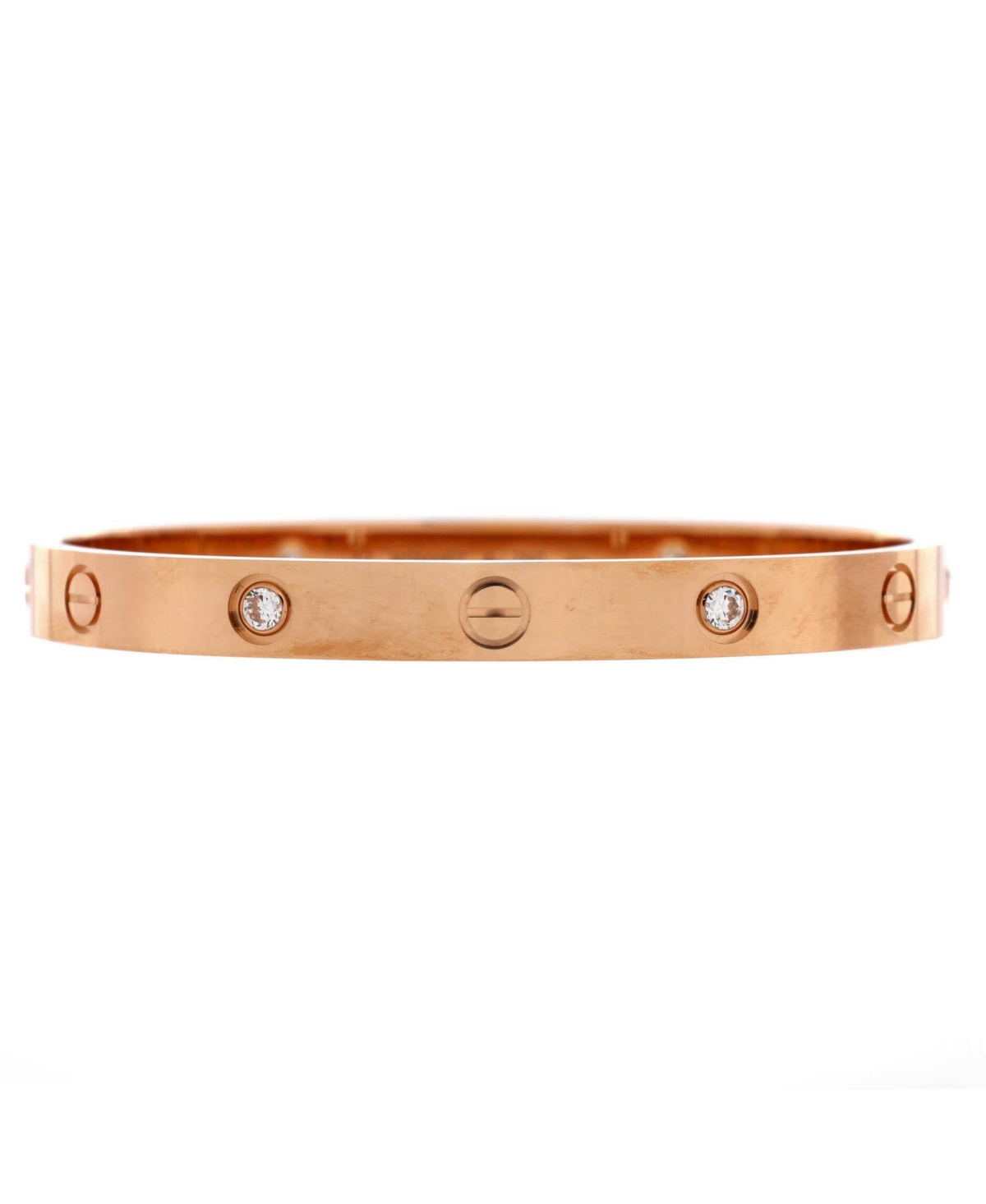 Click here for Pre-Owned Cartier Love 4 Diamond Bracelet - 18k ro... prices