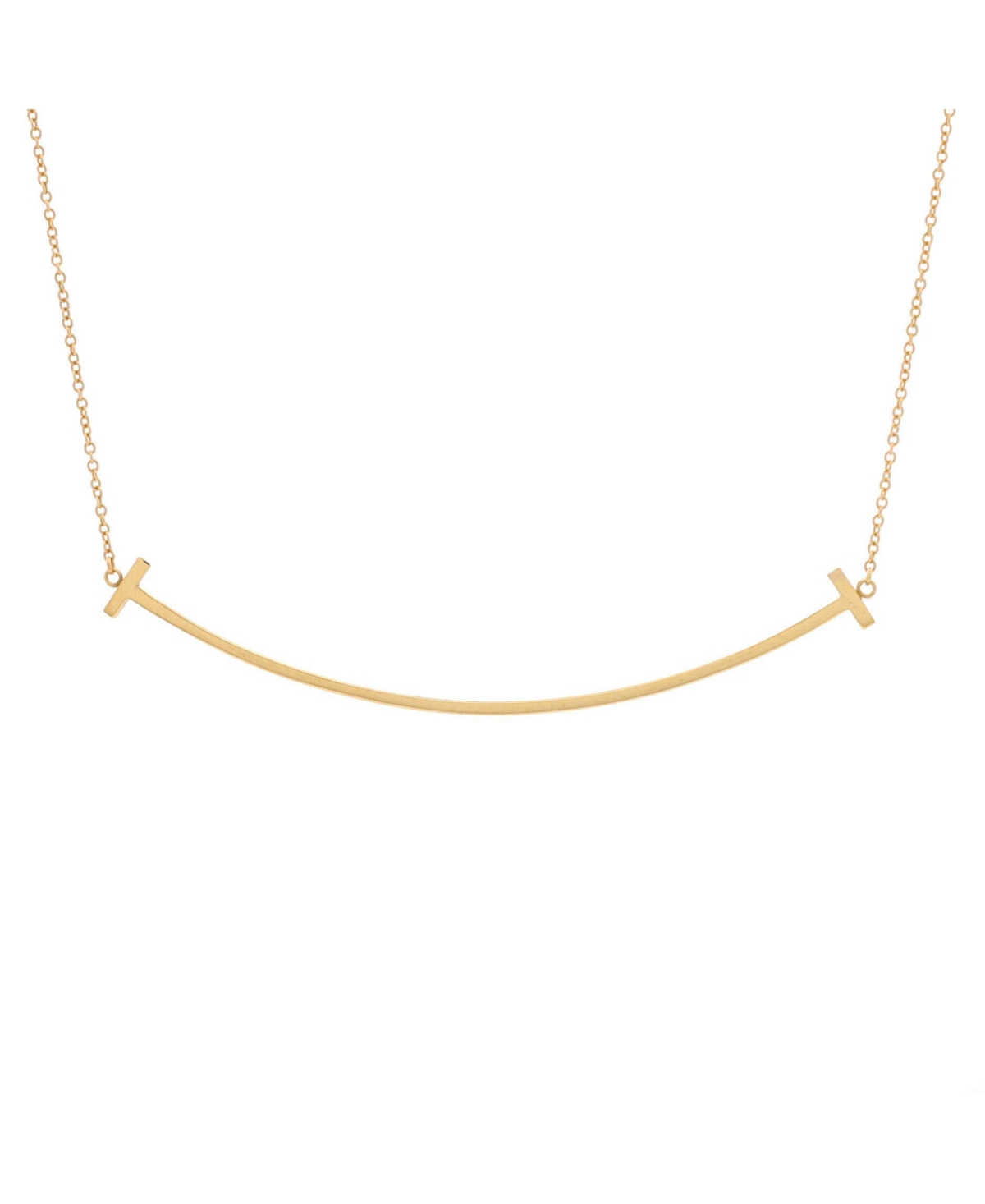 Click here for Pre-Owned Tiffany & Co. T Smile Pendant Necklace -... prices