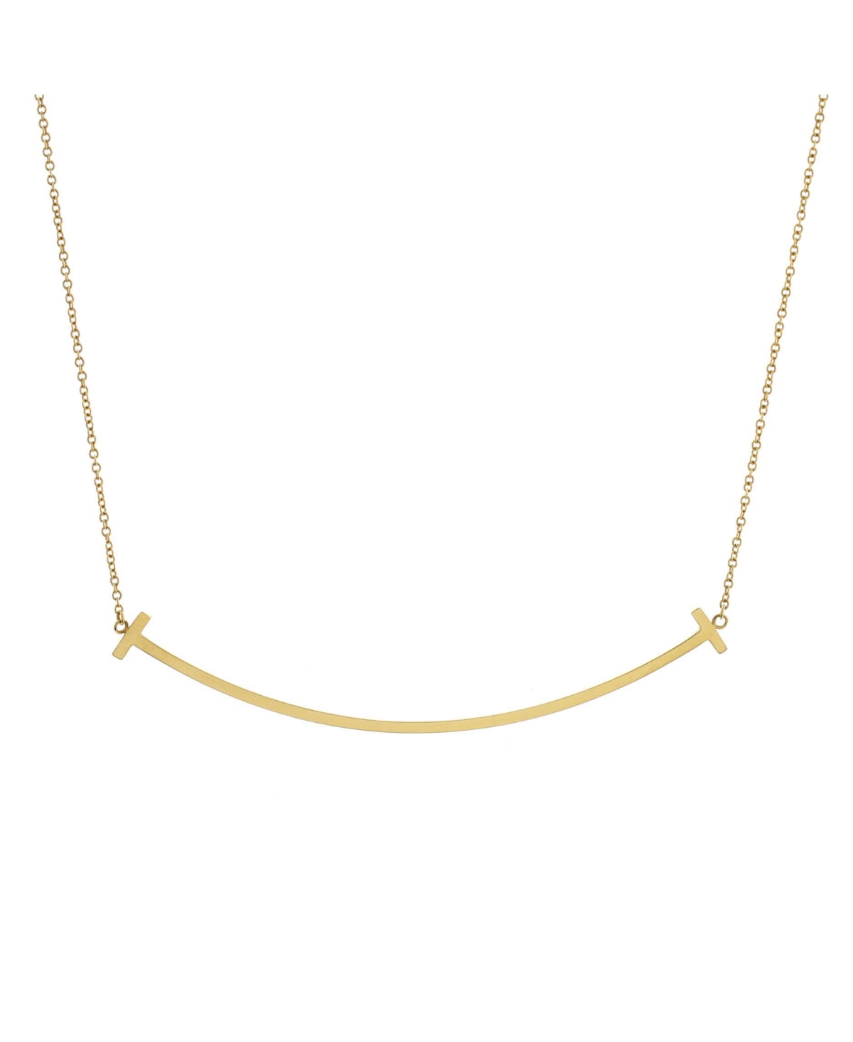 Click here for Pre-Owned Tiffany & Co. T Smile Pendant Necklace -... prices