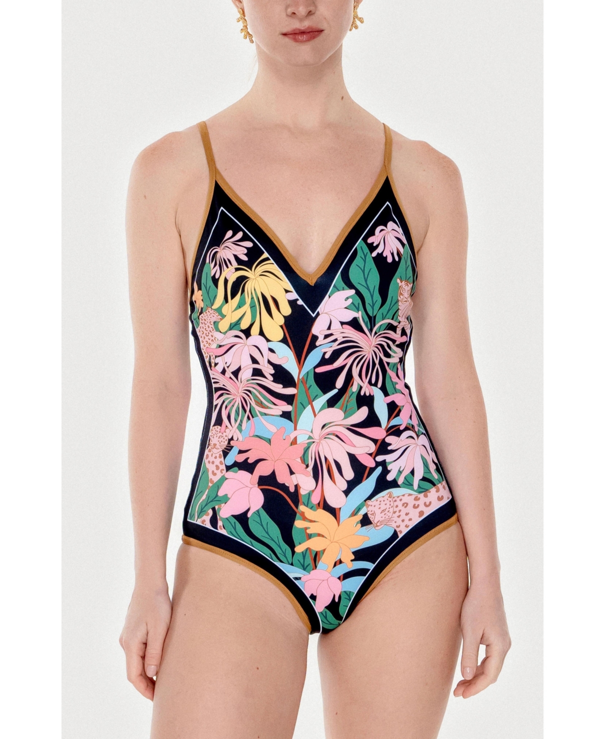 Click here for Jessie Zhao New York Womens Blush Jungle Reversibl... prices