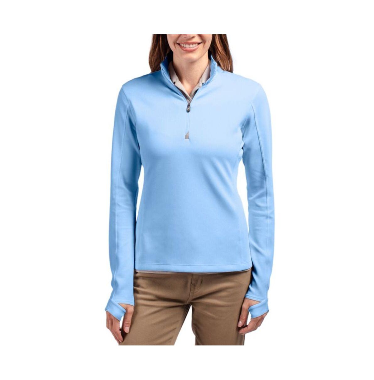 Click here for Cutter & Buck Traverse Stretch Quarter Zip Womens... prices