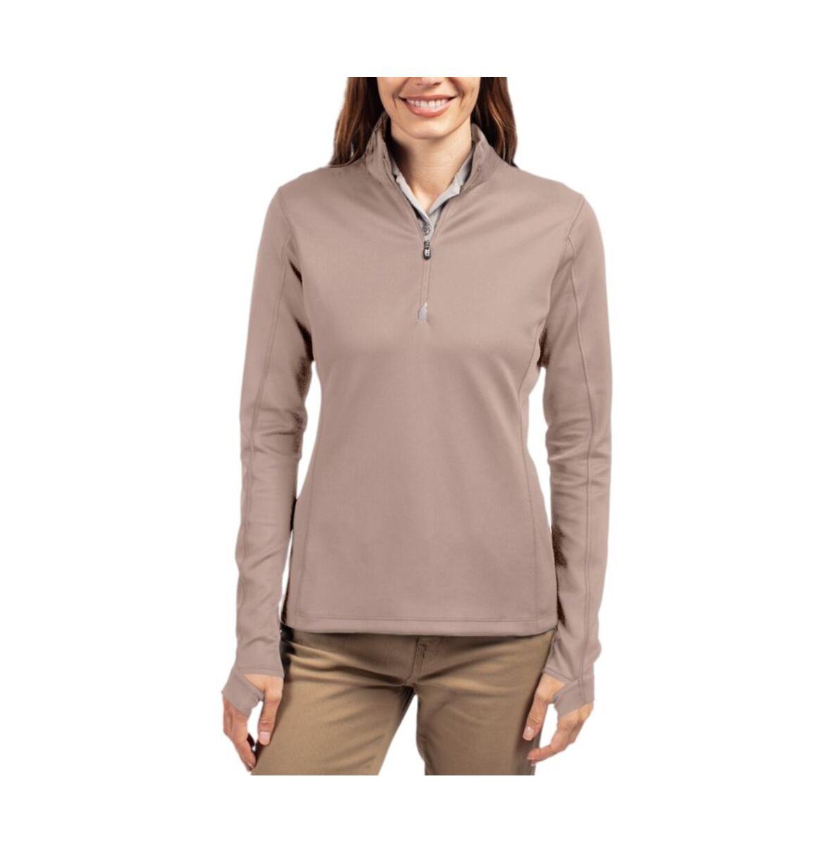 Click here for Cutter & Buck Traverse Stretch Quarter Zip Womens... prices