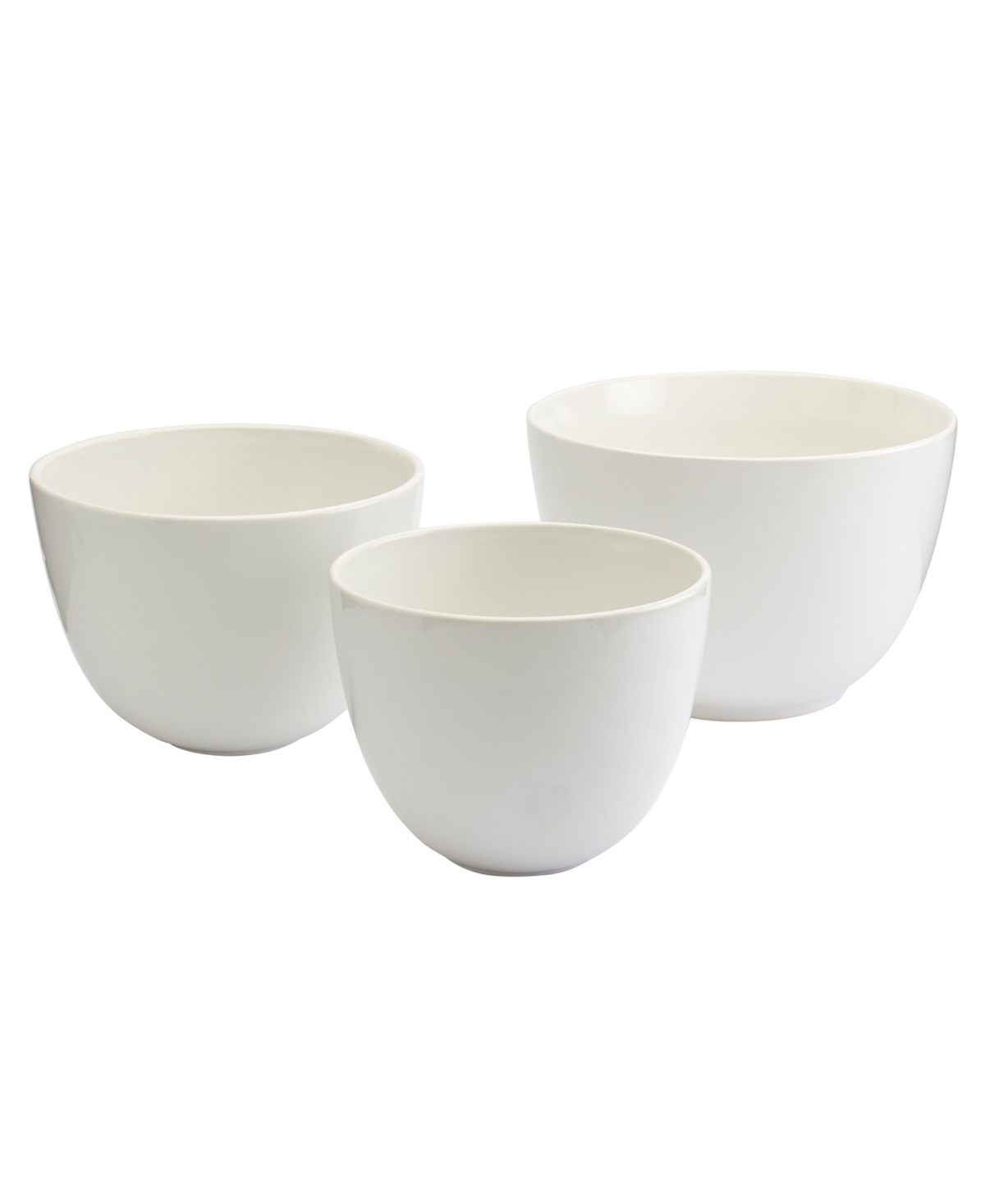 Click here for Tabletops Gallery Deep Nesting Bowls  Set of 3 - W... prices
