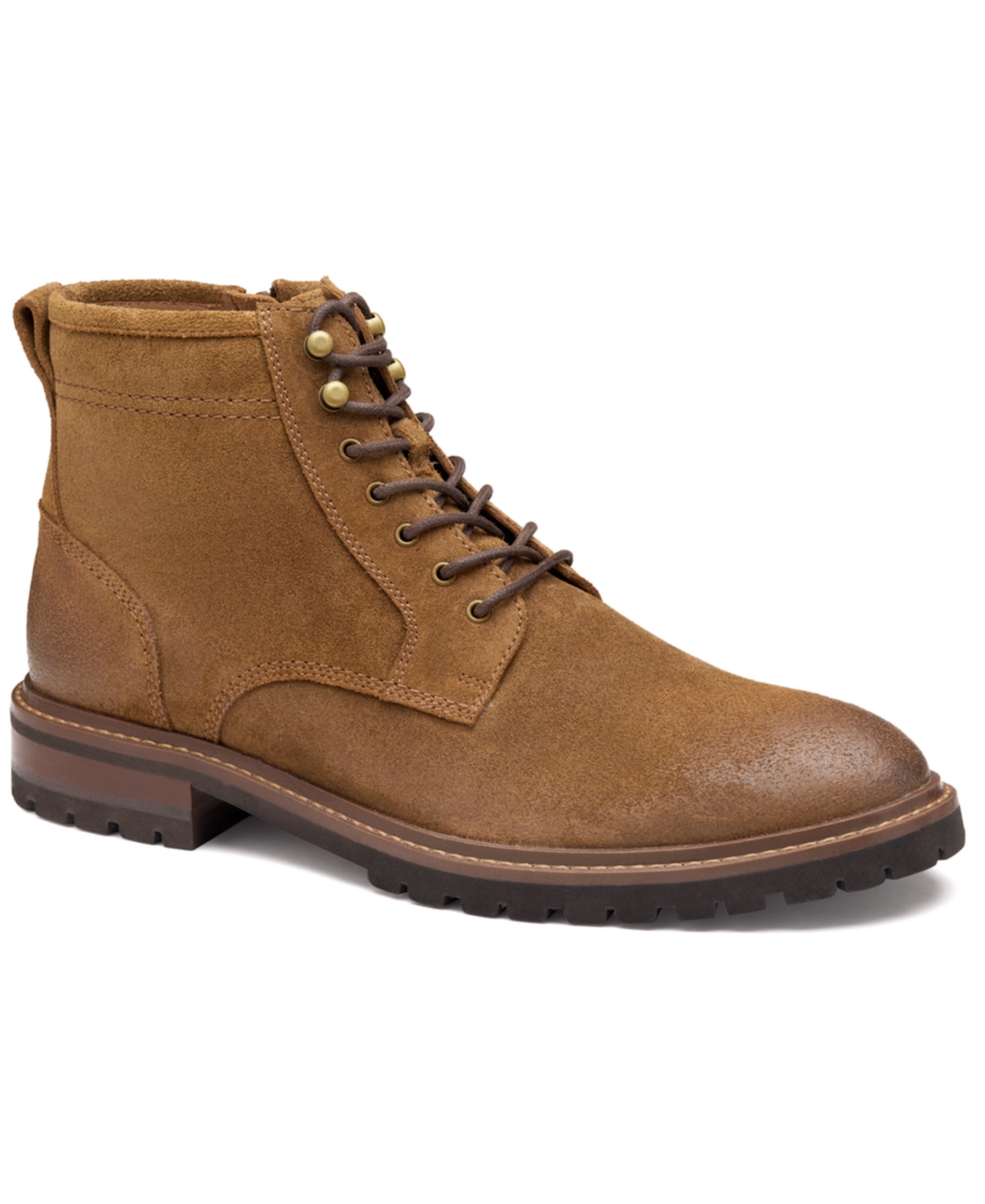 Click here for Johnston & Murphy Mens Barrett Plain Round Toe Boo... prices