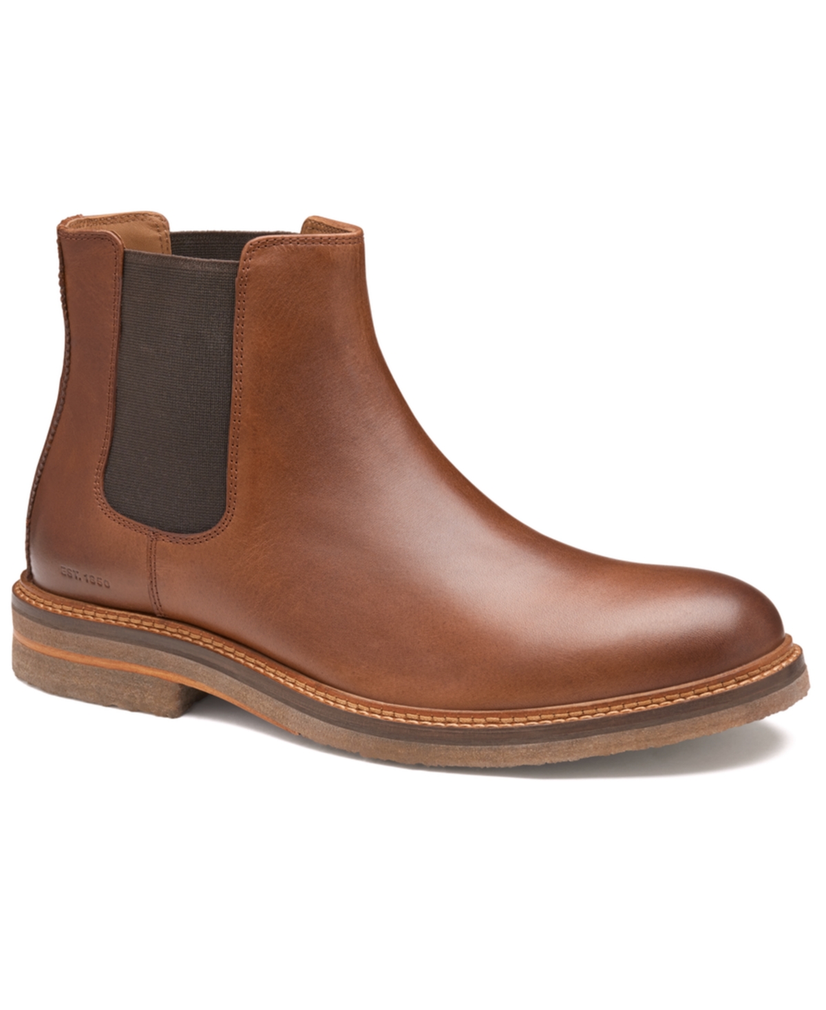 Click here for Johnston & Murphy Mens Calder Chelsea Round-Toe Bo... prices
