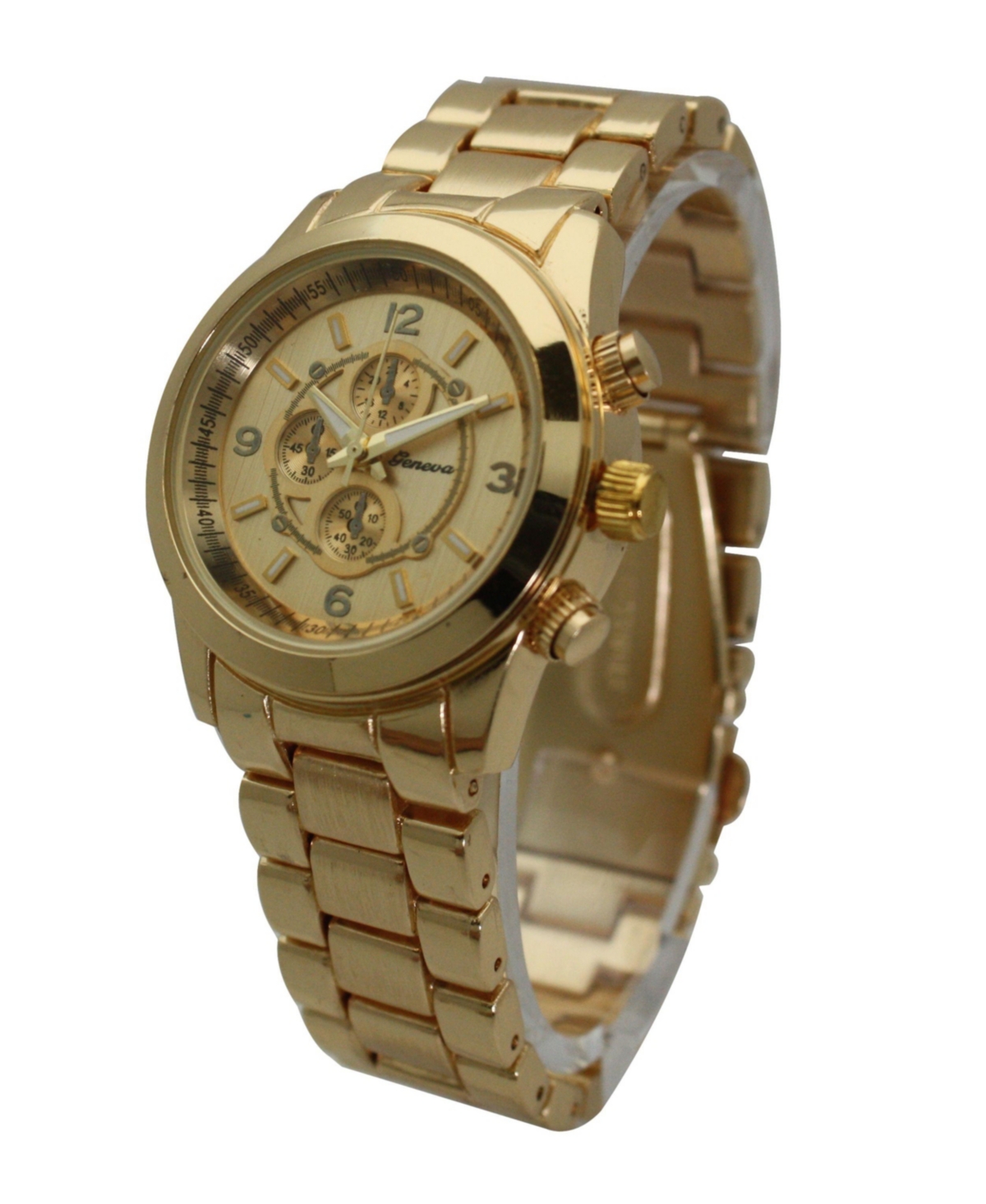 Click here for Gold Womens Classic 3-dial Metal Watch - Gold prices