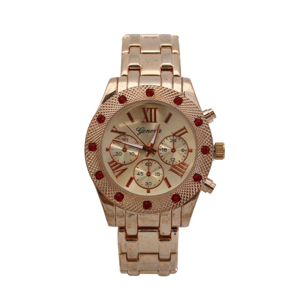 Click here for Olivia PrattRosegold Womens Red Rhinestone Detail... prices
