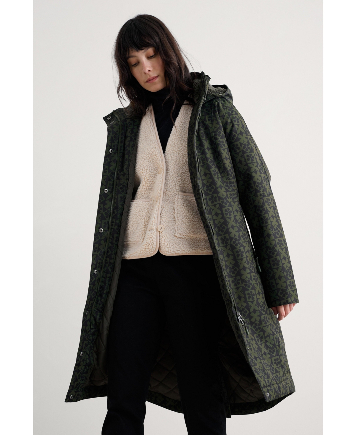 Click here for Seasalt Cornwall Womens Janelle Coat - Clay stamp... prices