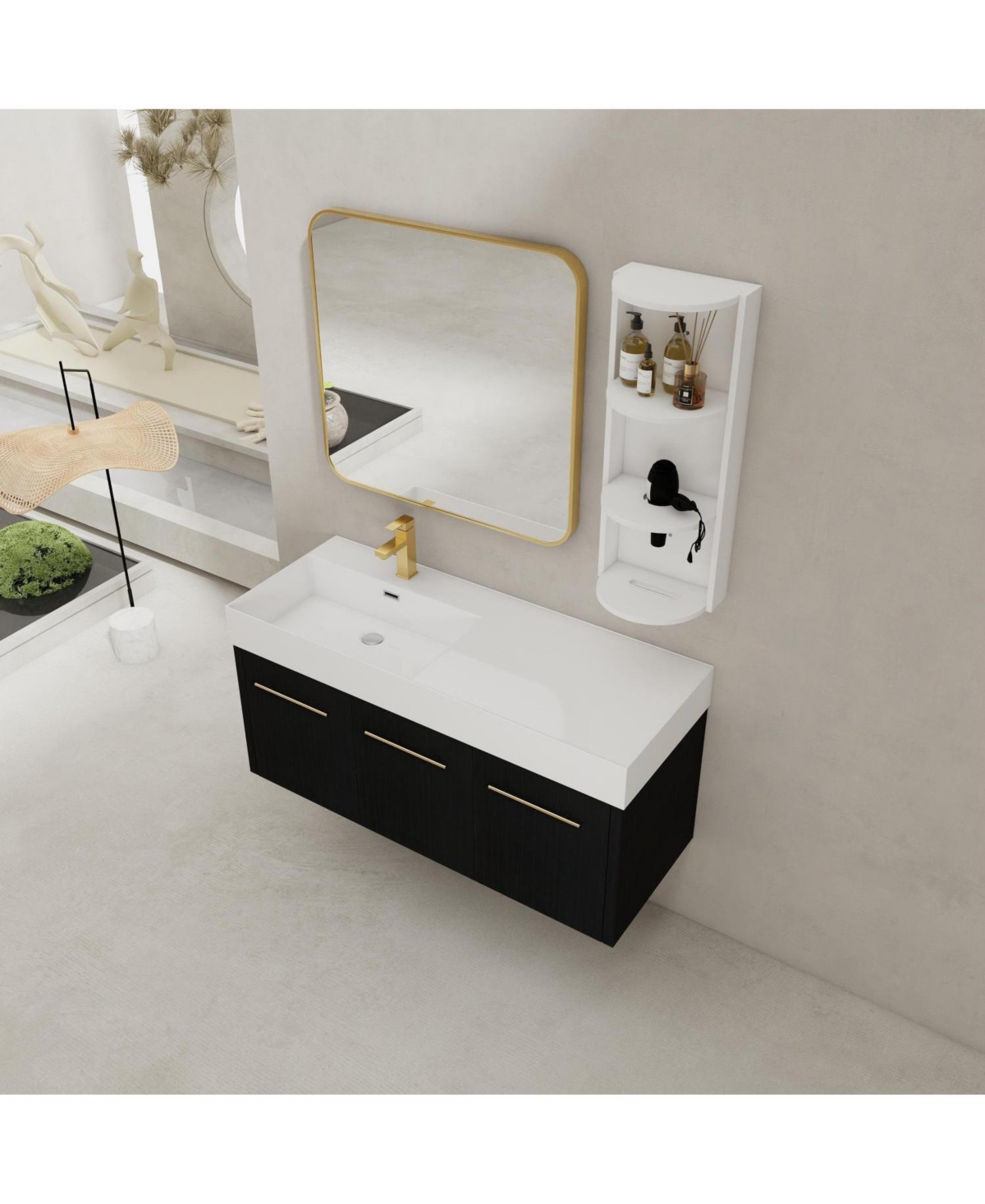 Click here for Streamdale Furniture 48" Wall-Mount Vanity  R... prices