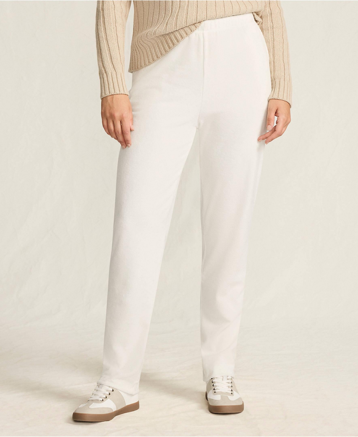Click here for Lands End Womens Sport Knit High Rise Corduroy Pan... prices