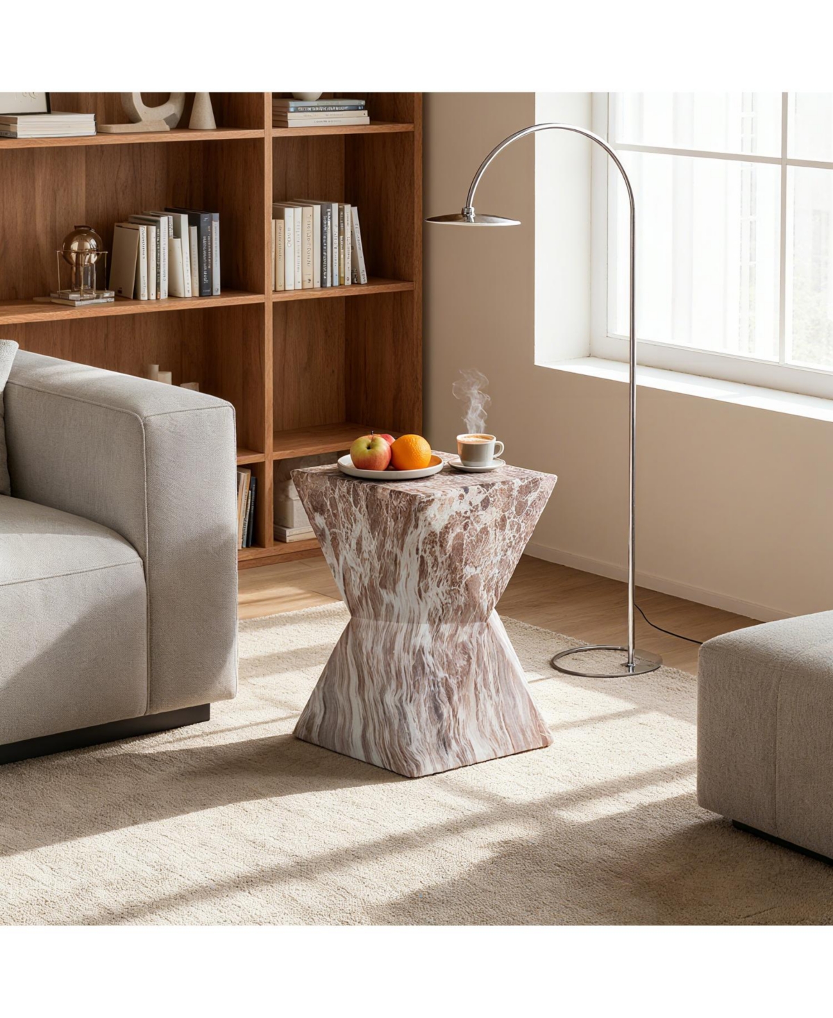 Click here for Streamdale Cement Outdoor Accent Table - Terrazzo... prices
