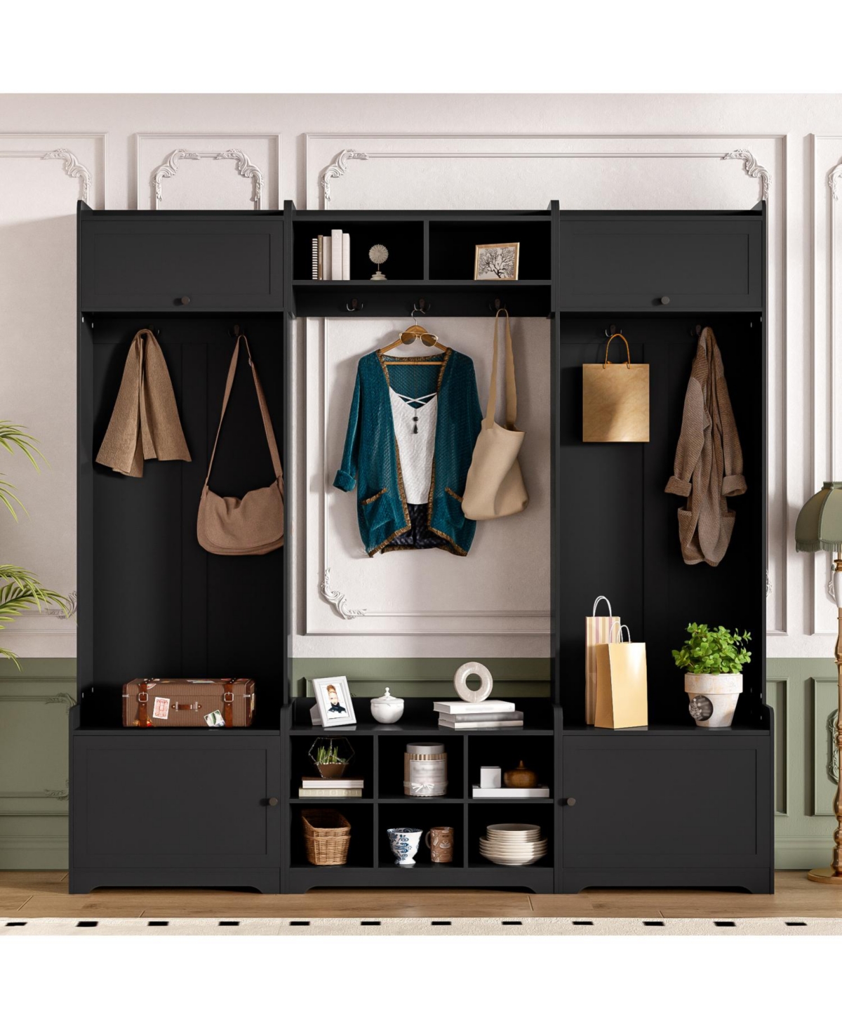 Click here for Streamdale Modern Hall Tree with Shoe Storage & Be... prices