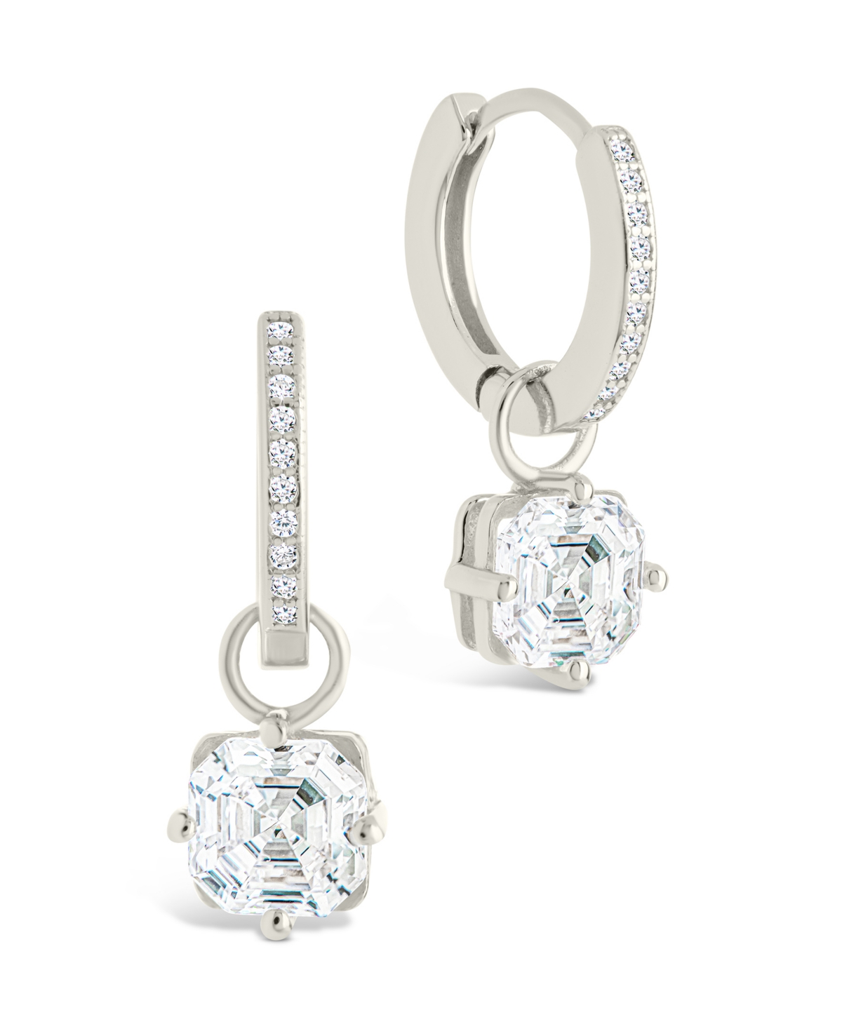 Click here for Sterling Forever Sterling Silver Augusta Asscher C... prices