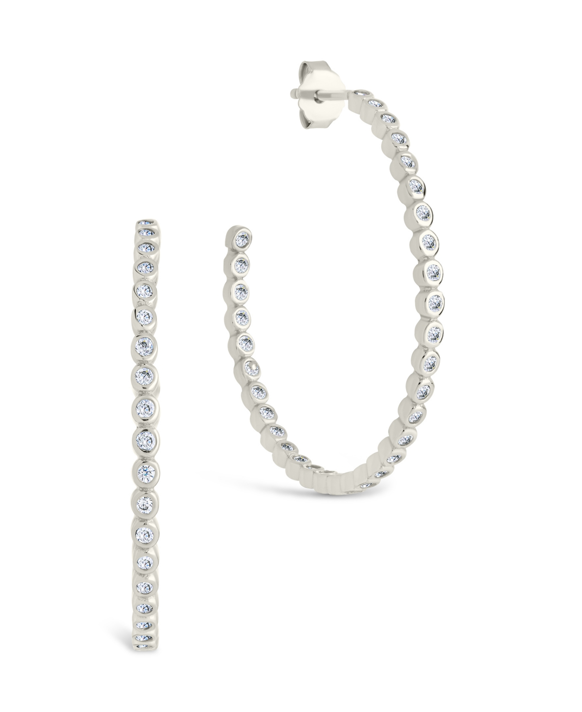 Click here for Sterling Forever Sterling Silver Bezel Statement B... prices