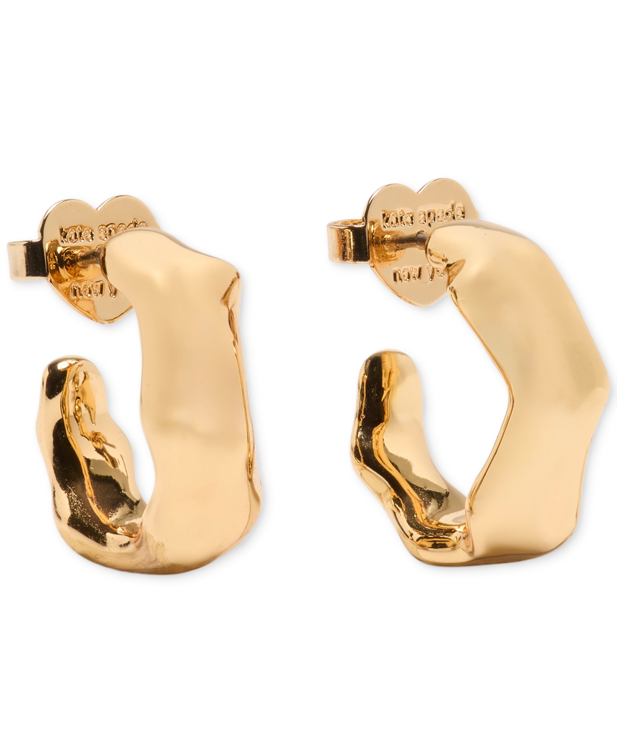 Click here for kate spade new york Gold-Tone Huggies Hoops Earrin... prices