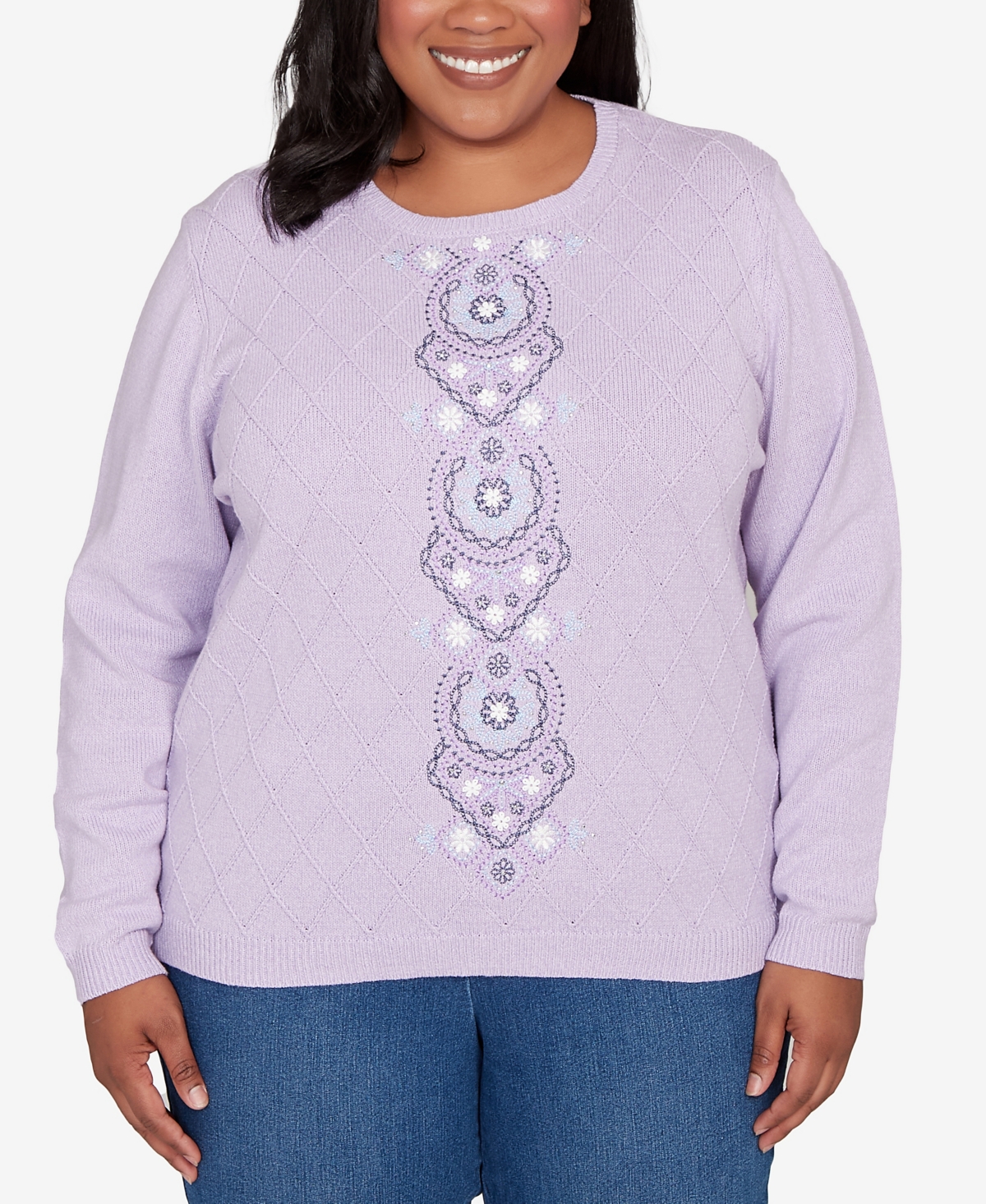 Click here for Alfred Dunner Plus Size Hilton Head Center Embroid... prices