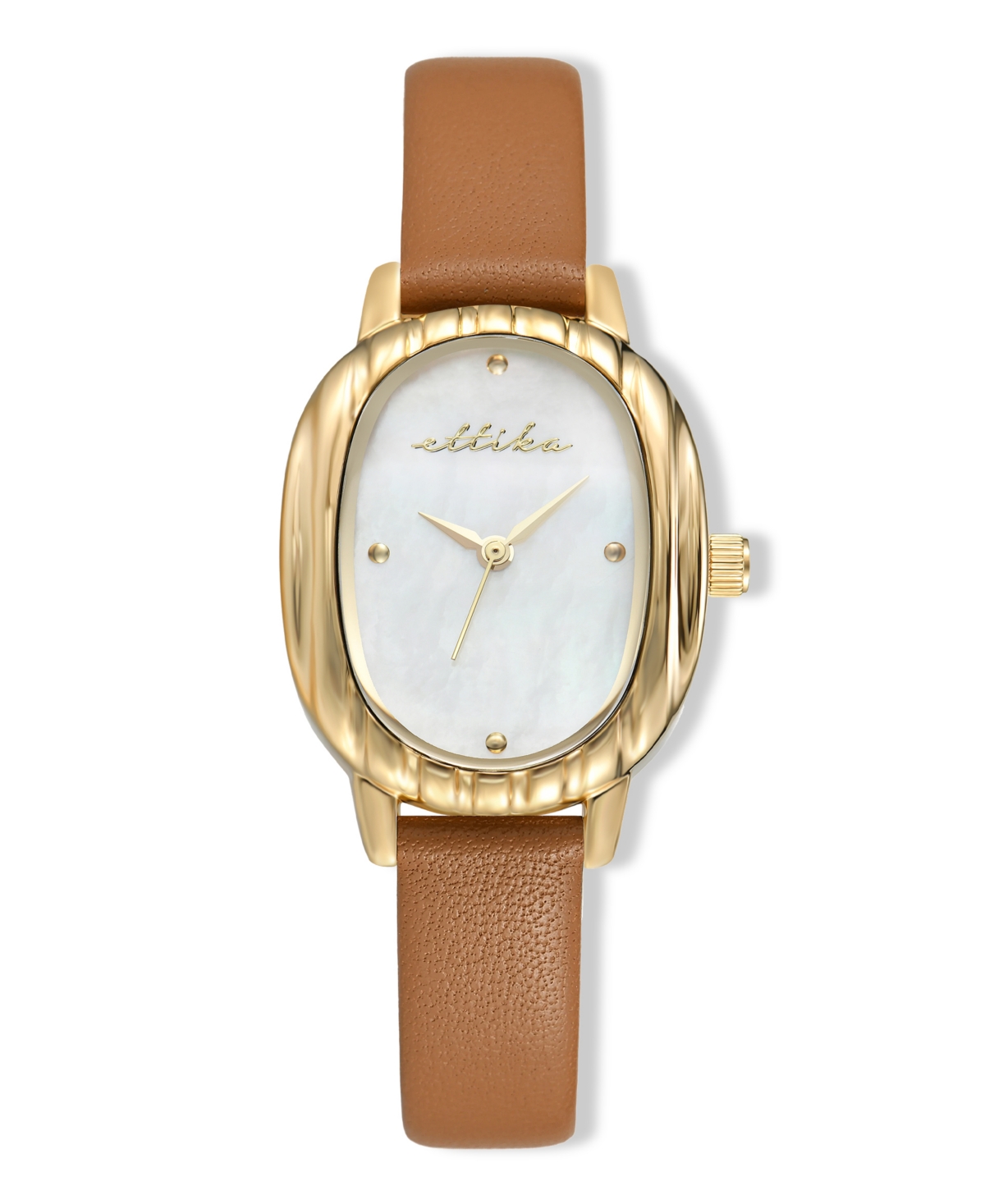 Click here for Ettika Timeless Texture Gold Plated Leather Watch... prices