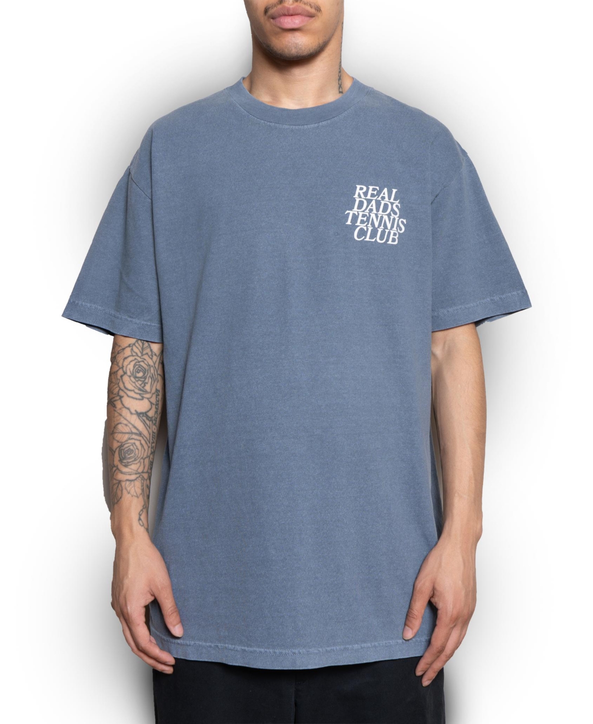 Click here for 9tofive Mens Real Dads Tennis Club T-Shirt - Faded... prices