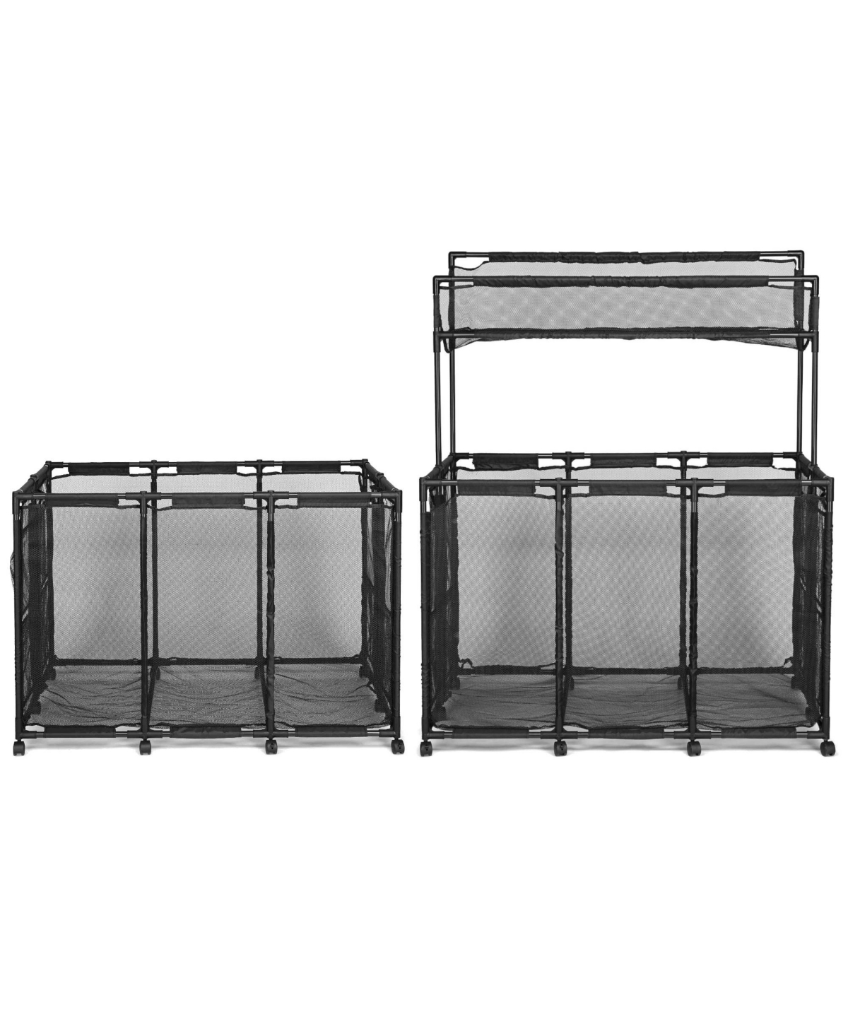 Click here for Yescom 2 Pack Mesh Pool Toy Storage Bin Rolling Ca... prices