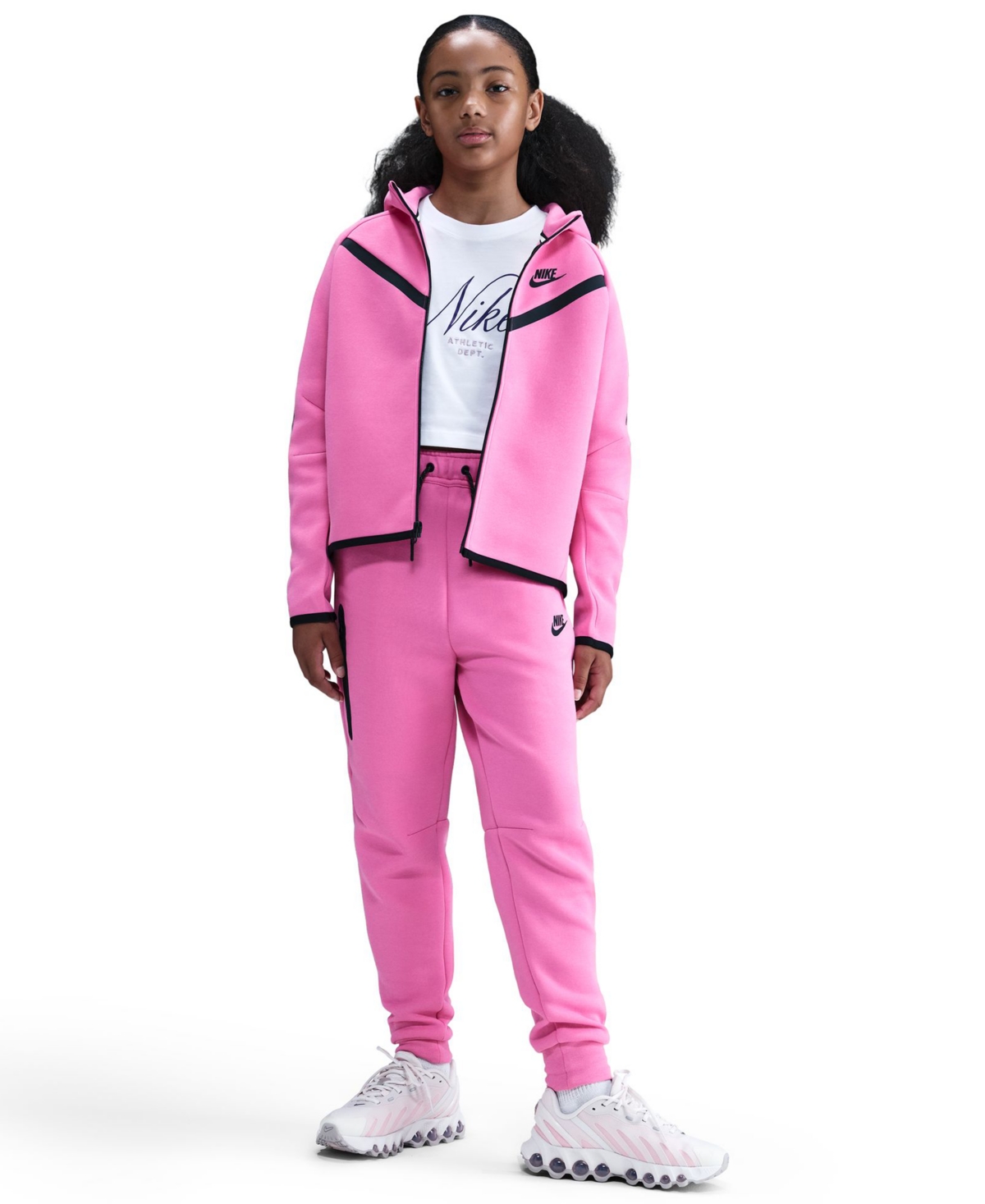 Click here for Nike Girls 7-16 Tech Fleece Long-Sleeve Full-Zip H... prices