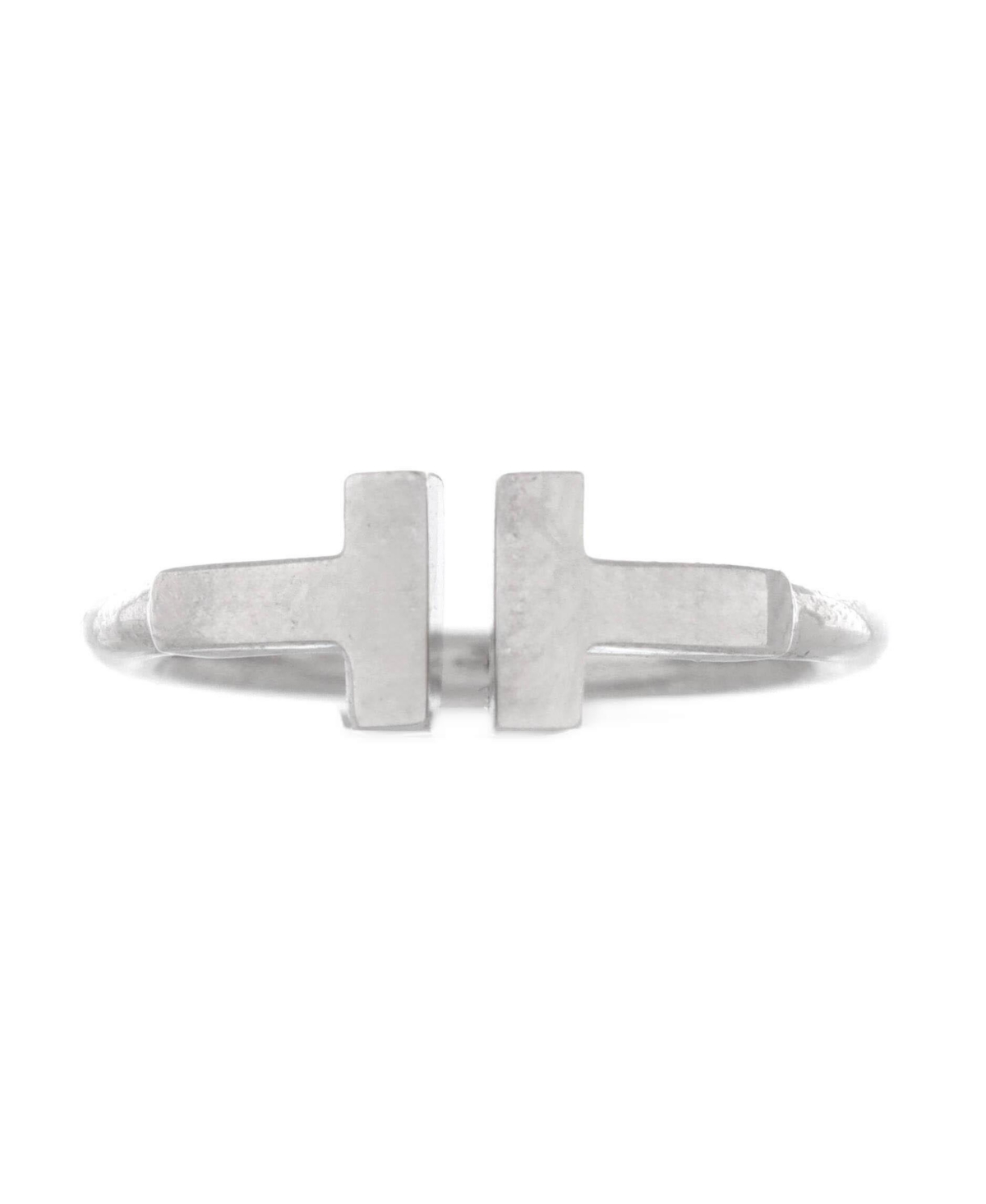 Click here for Pre-Owned Tiffany & Co. T Wire Ring - 18k white go... prices
