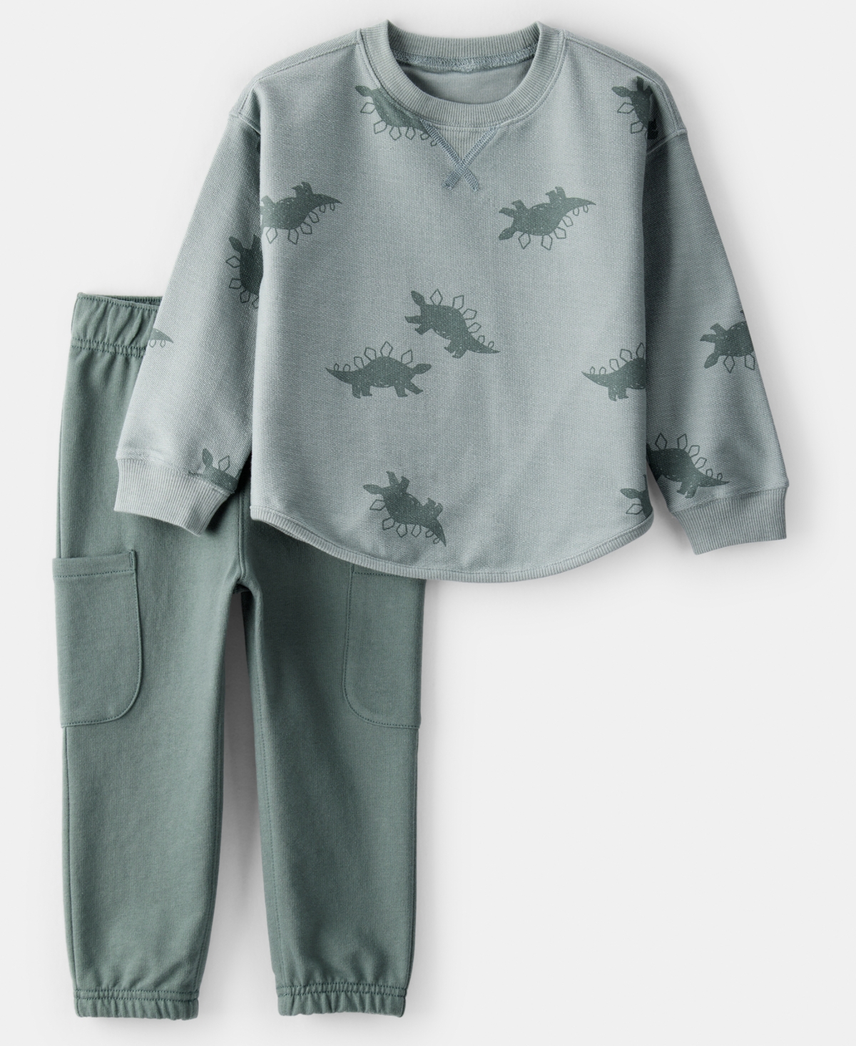 Click here for Carters Boys Toddler 2T-5T 2-Piece Dinosaur Print... prices